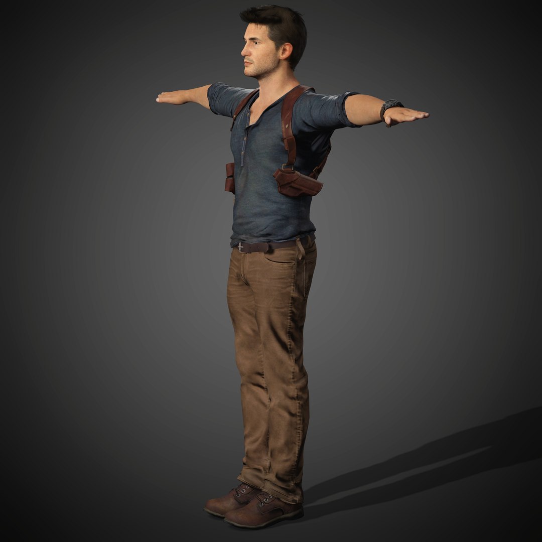 3D Nathan Drake Character Model - TurboSquid 2419107