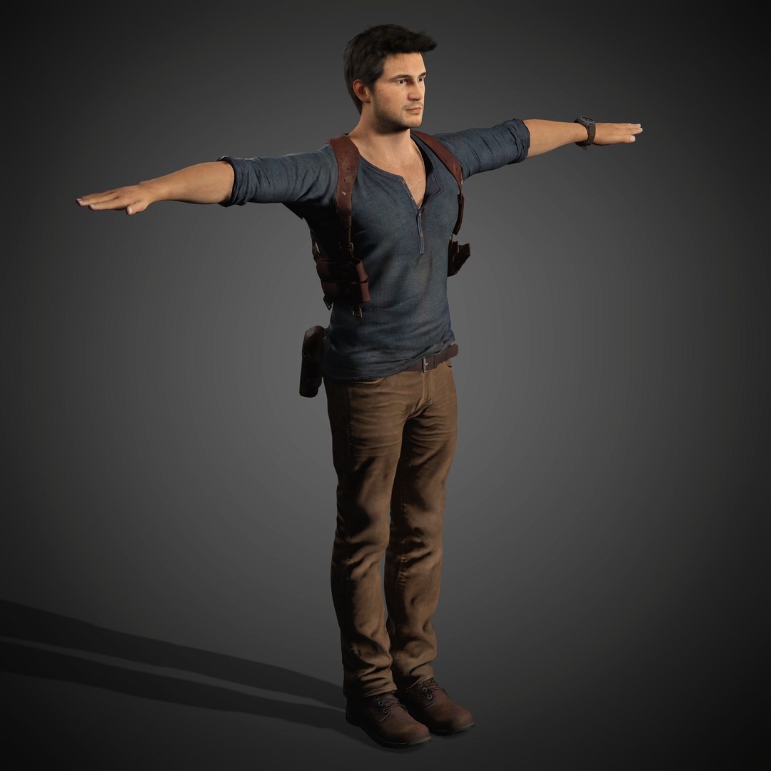 3D Nathan Drake Character Model - TurboSquid 2419107