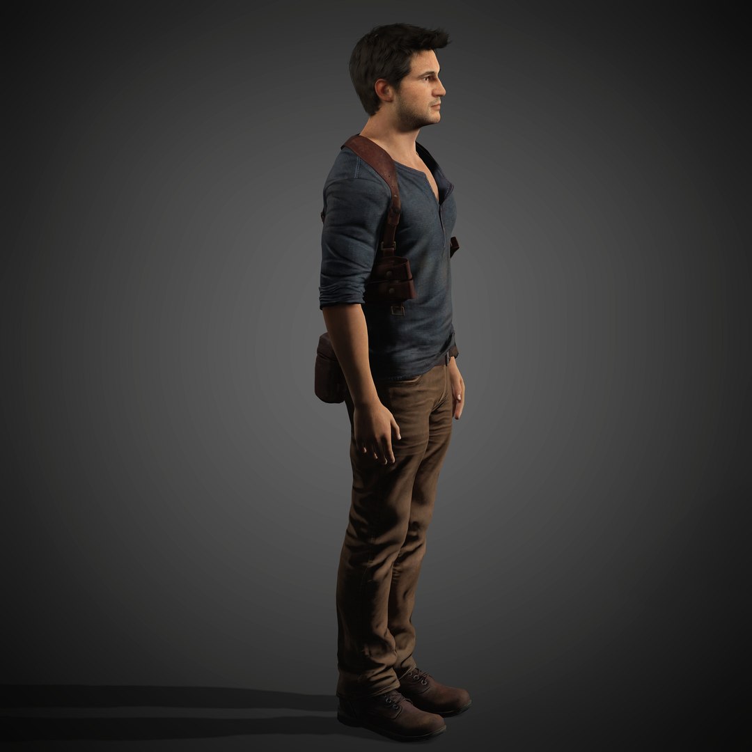 3D Nathan Drake Character Model - TurboSquid 2419107