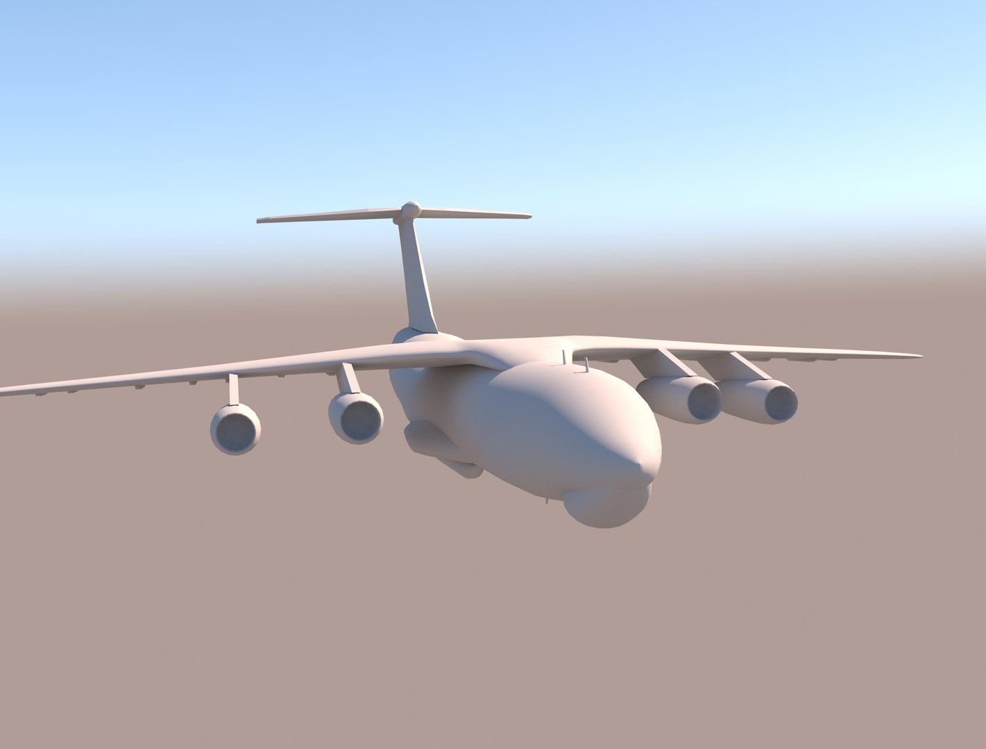 Transport Il-76 3D Model - TurboSquid 1608682