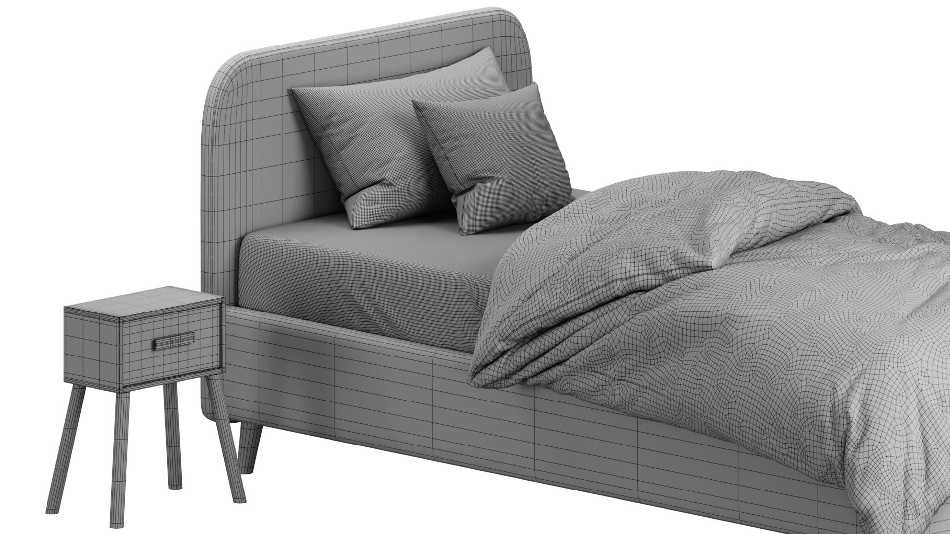 3D Lightsey Bed 120 - TurboSquid 2281134
