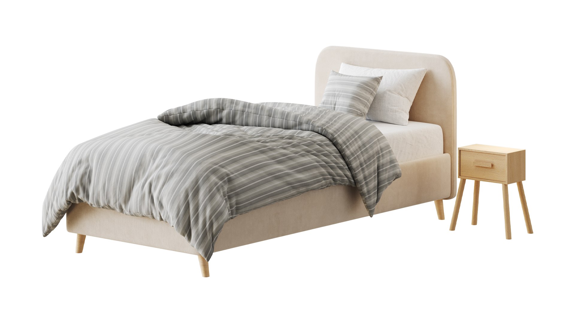 3D Lightsey Bed 120 - TurboSquid 2281134