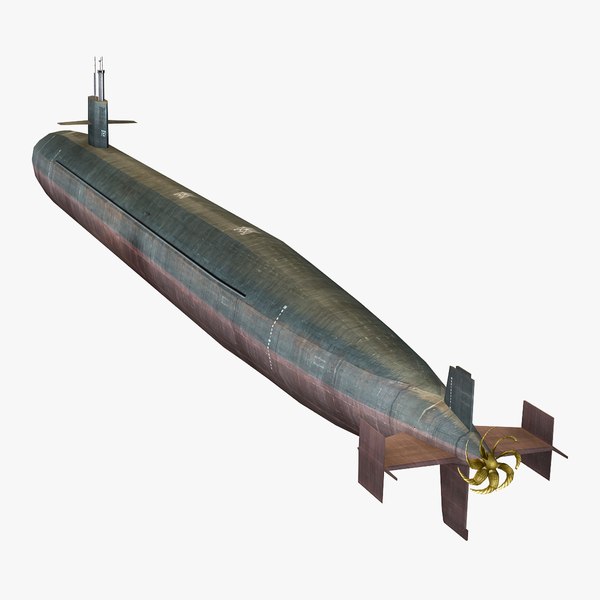 uss michigan ssgn-727 3d model