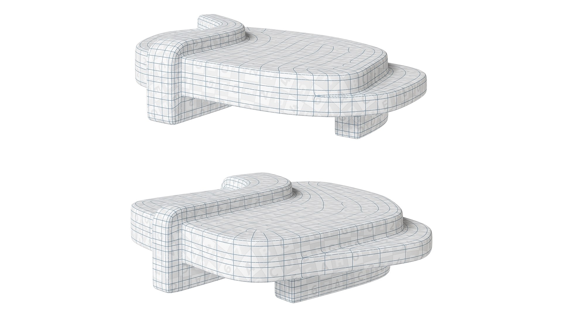 Simone Fanciullacci Coffee Tables Rodi 3D Model - TurboSquid 2257864