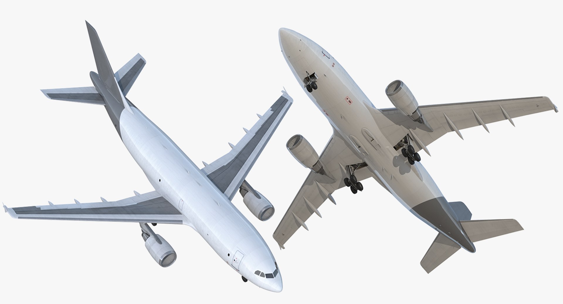 3D cargo aircraft airbus a310-300f model - TurboSquid 1230769
