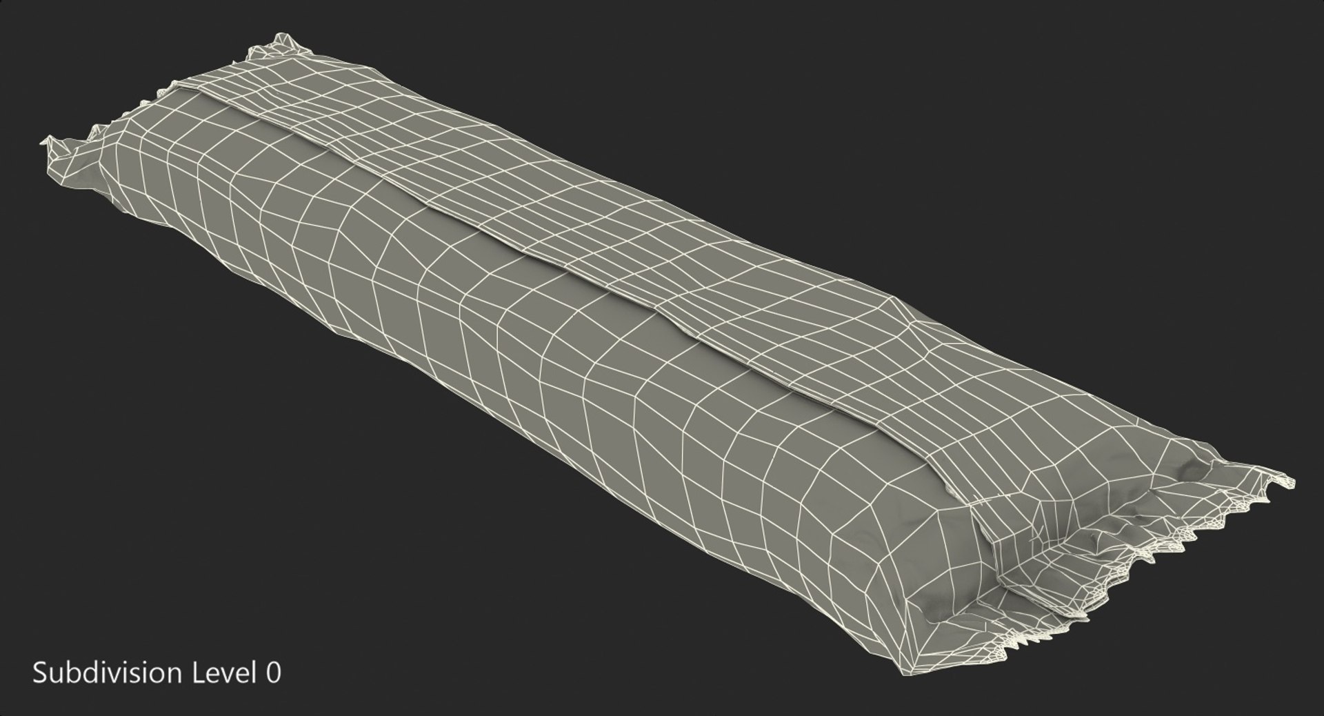 3D White Paper Chocolate Bar - TurboSquid 1418926
