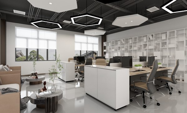 사무실 사무실 사무실 대형 사무실 사무실 홀 사무실 로밍 현대 사무실 관리자 사무실 사무실 b 3D 모델 - TurboSquid ...