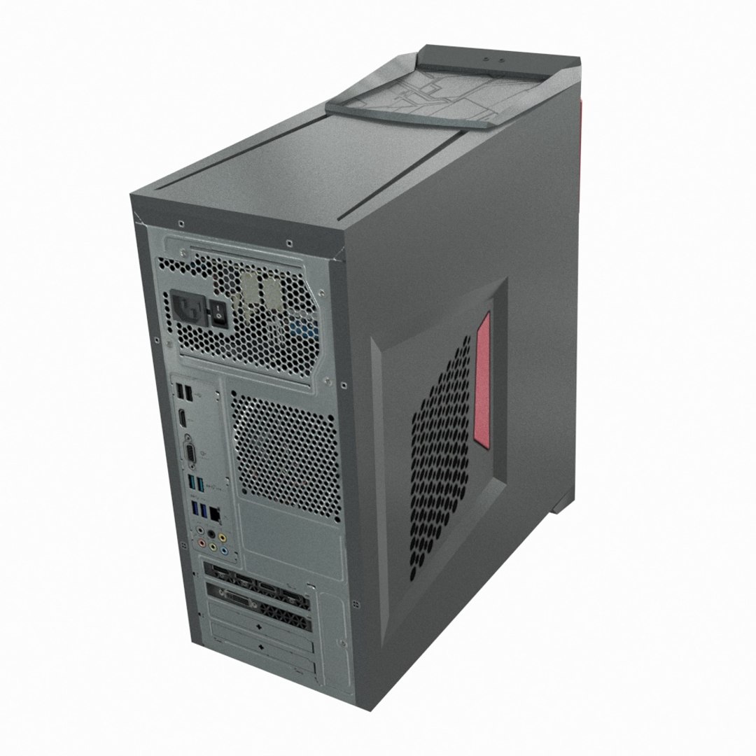 Pc tower case 3D - TurboSquid 1233791