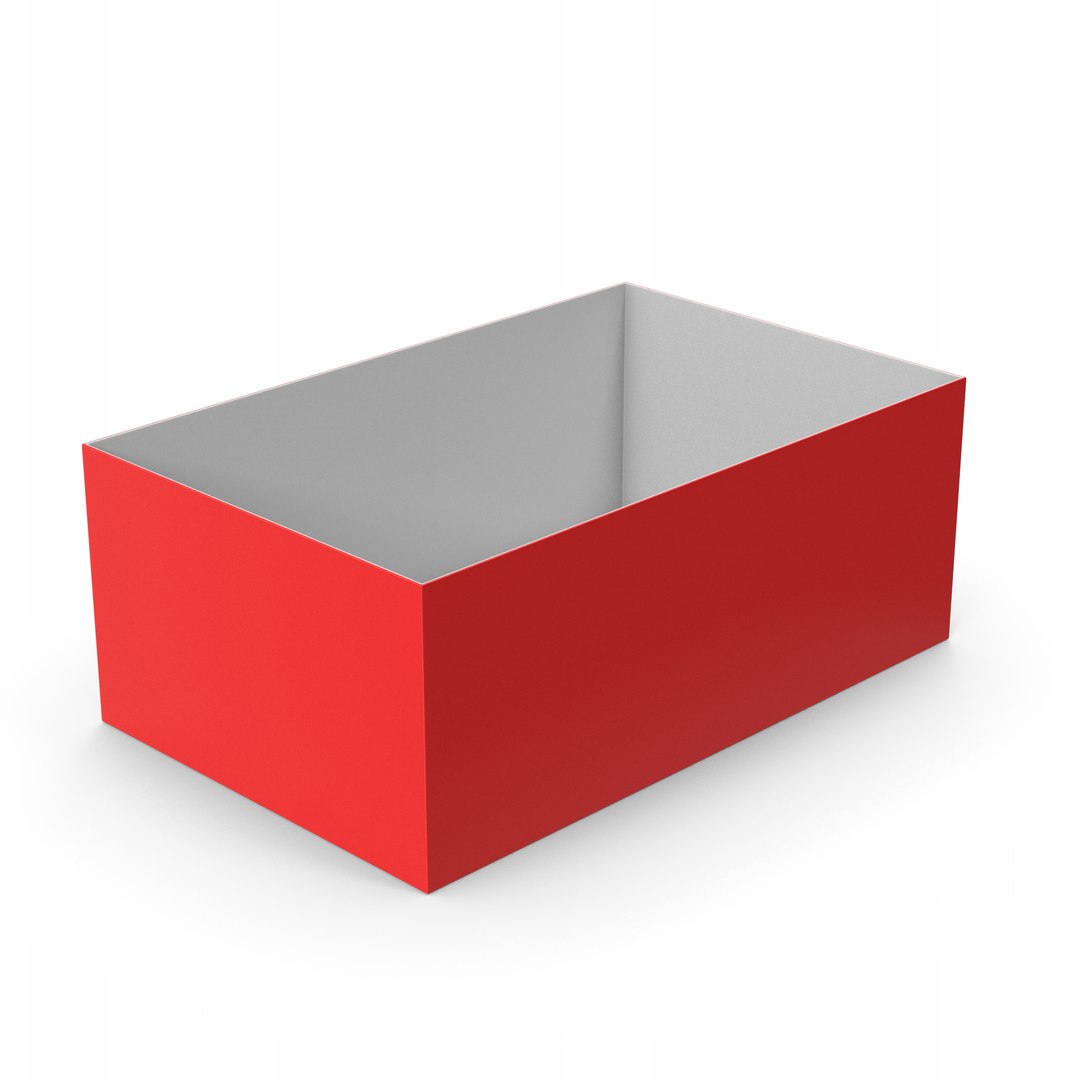 3D Red Box Package - TurboSquid 2296476