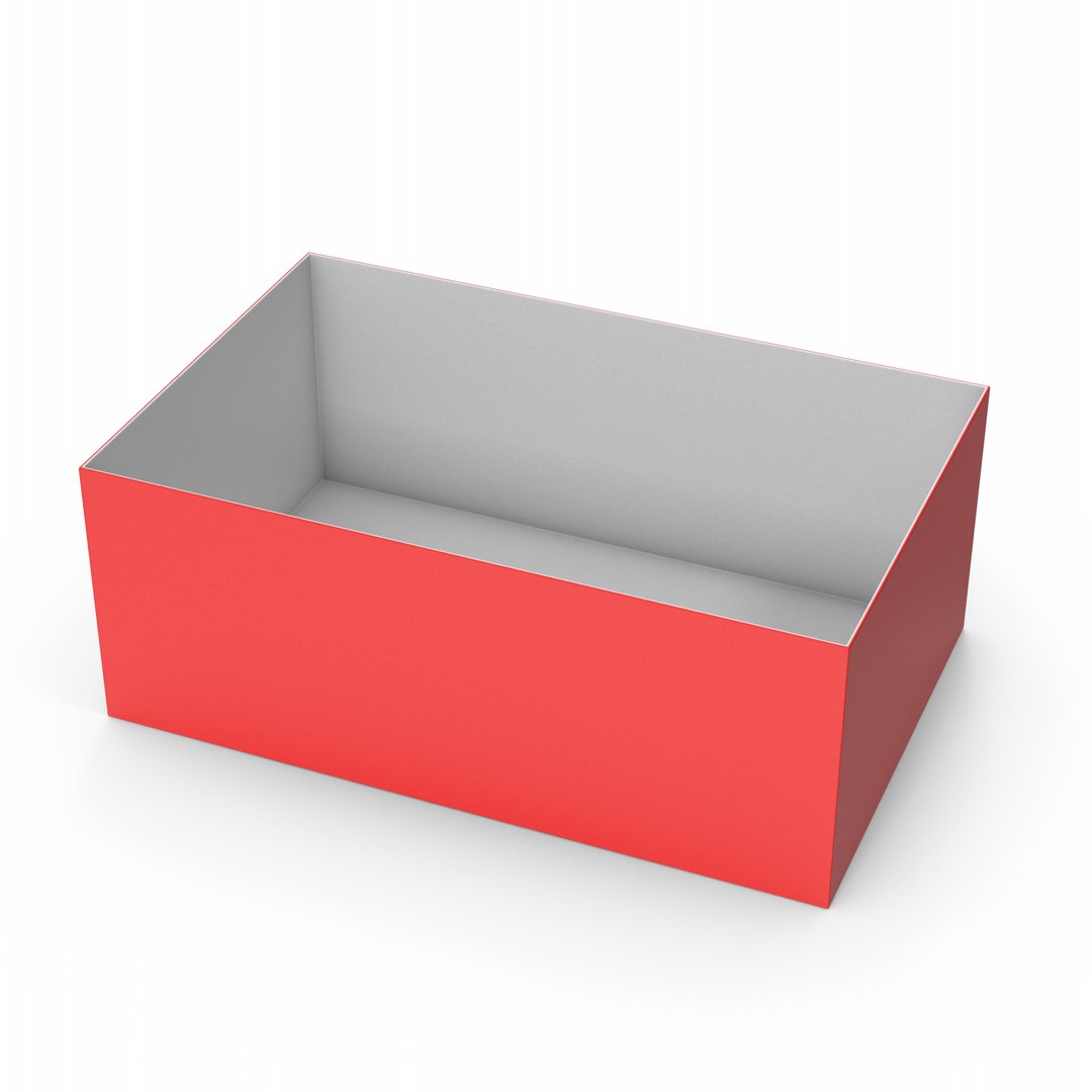 3D Red Box Package - TurboSquid 2296476