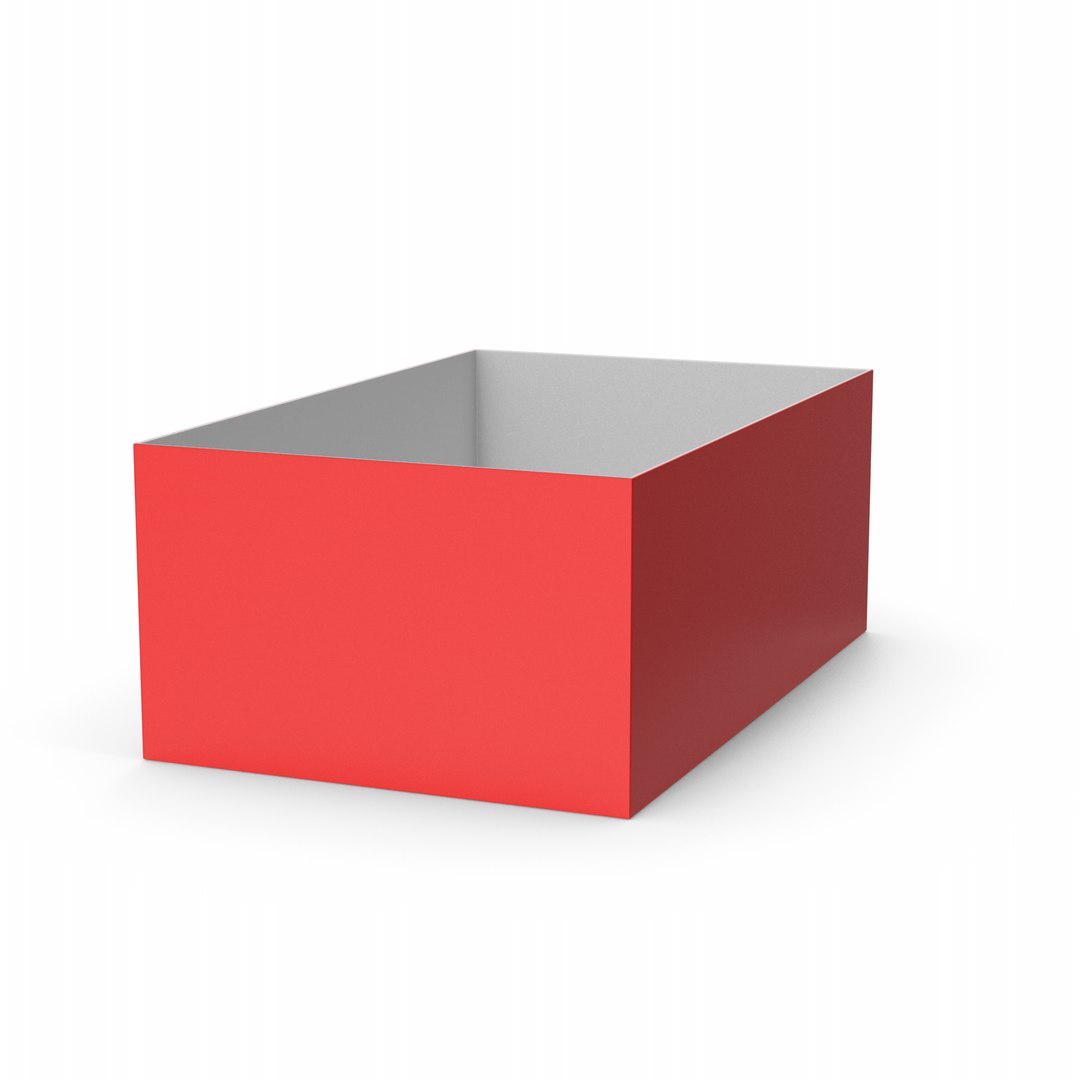 3D Red Box Package - TurboSquid 2296476
