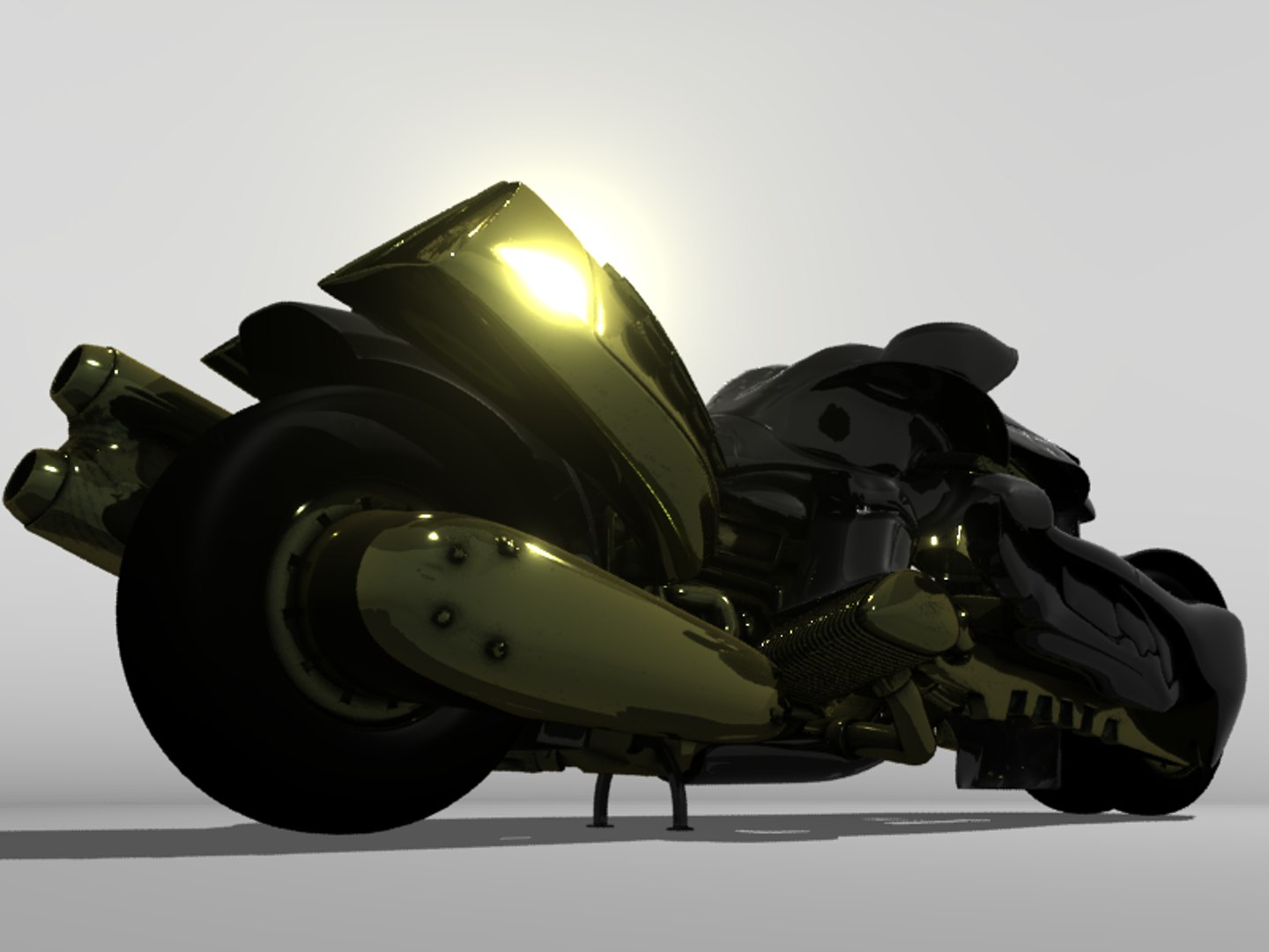 Fenrir Motorcycle 3d Model