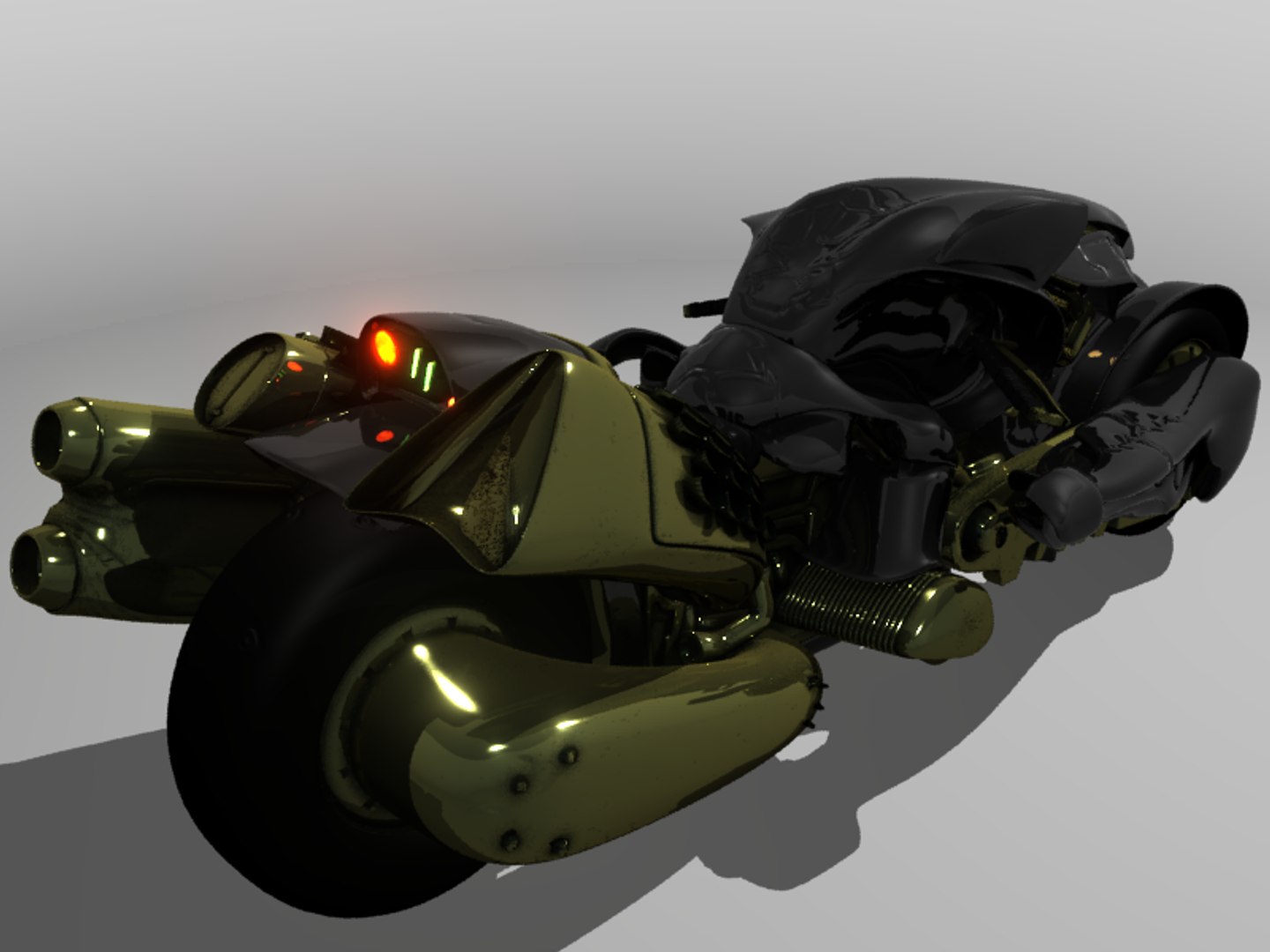 Fenrir Motorcycle 3d Model
