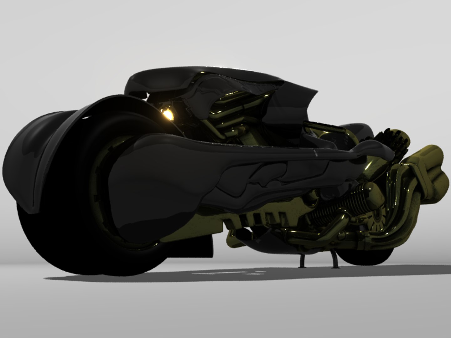 Fenrir Motorcycle 3d Model
