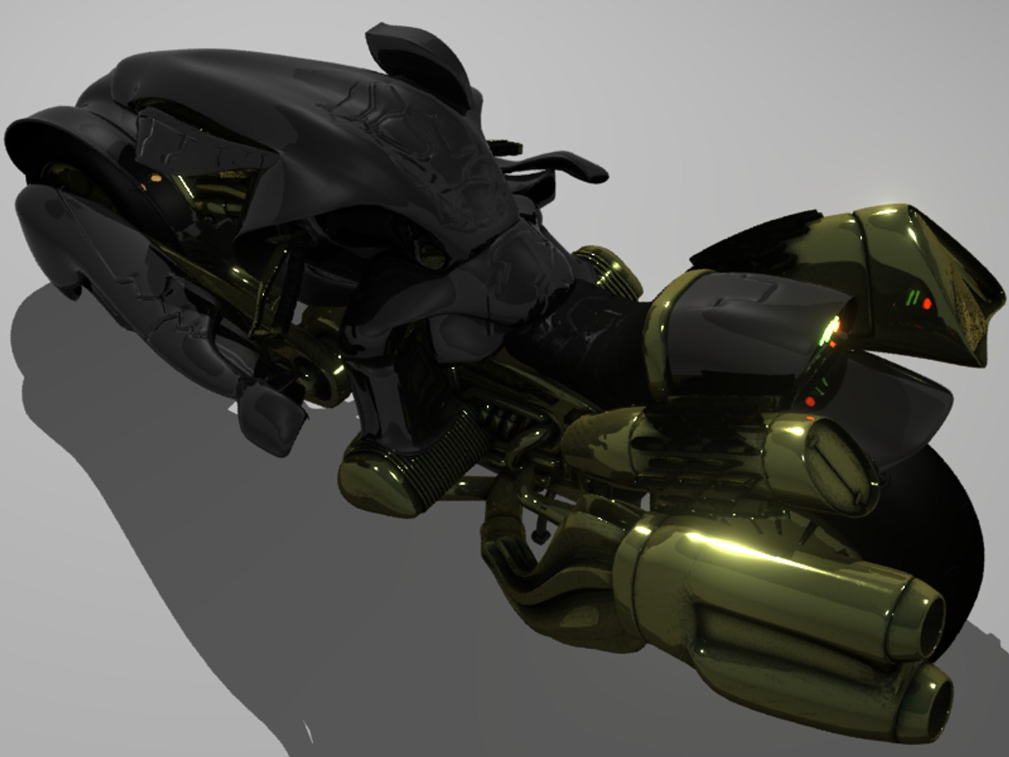 Fenrir Motorcycle 3d Model