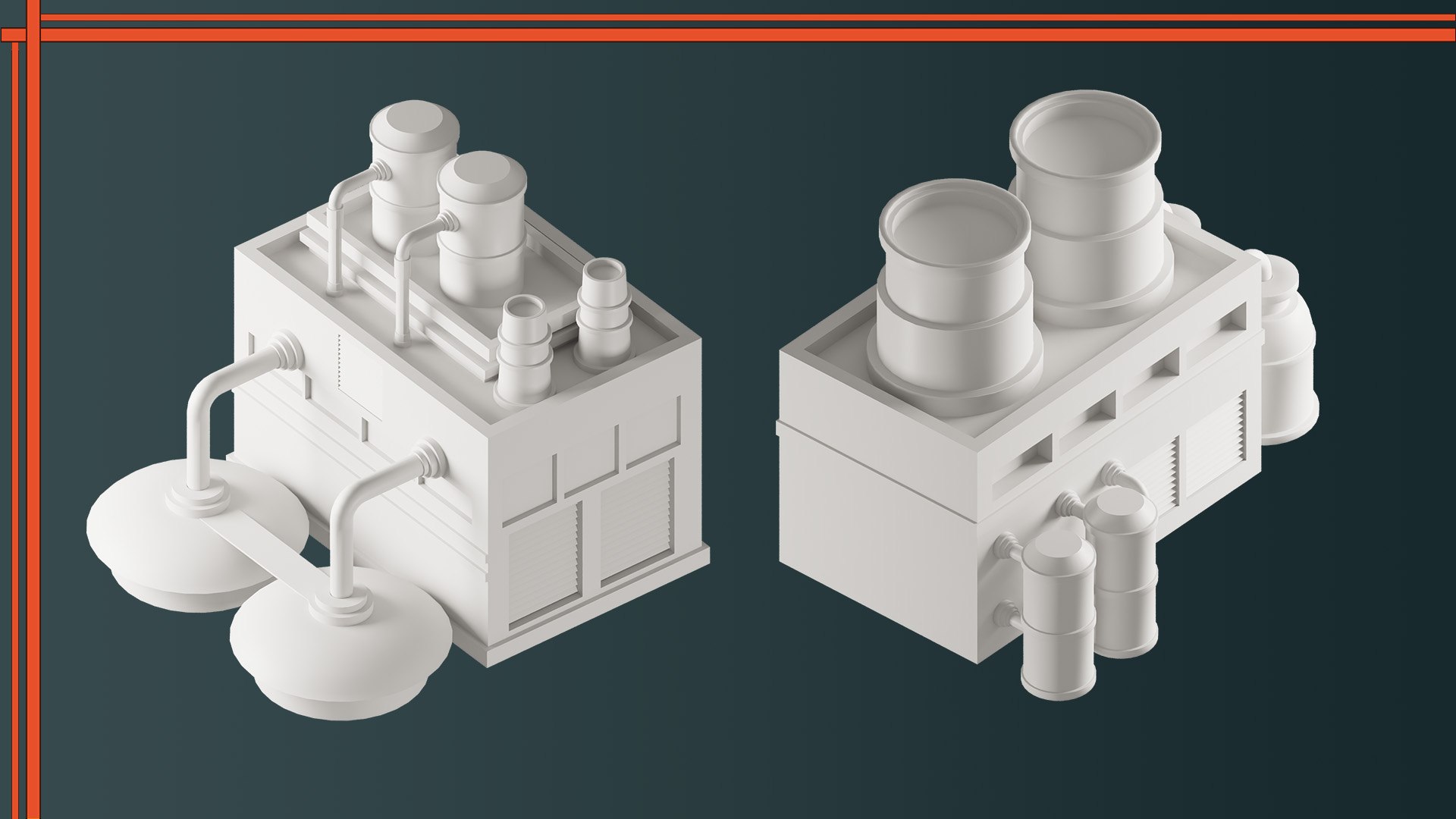 3D Factory Building VOL-01 - TurboSquid 2325375