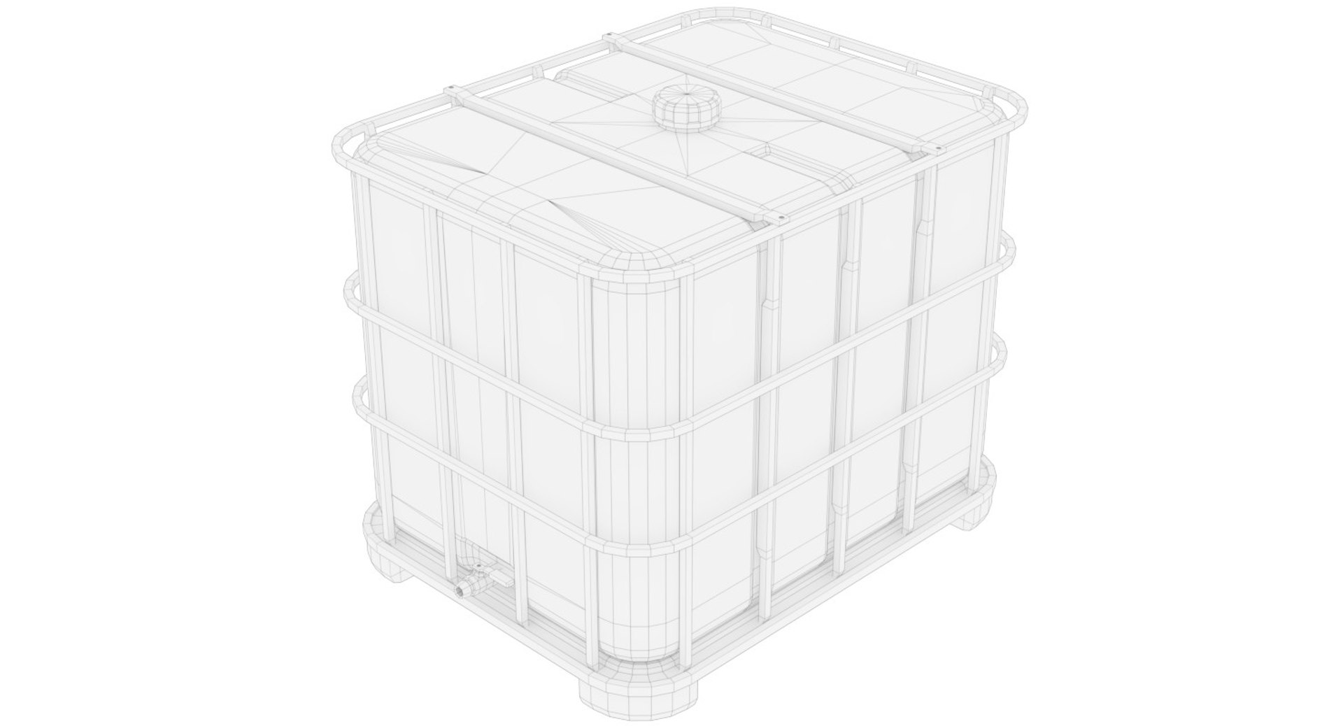 3D Caged Ibc Tote 1 - TurboSquid 1222366