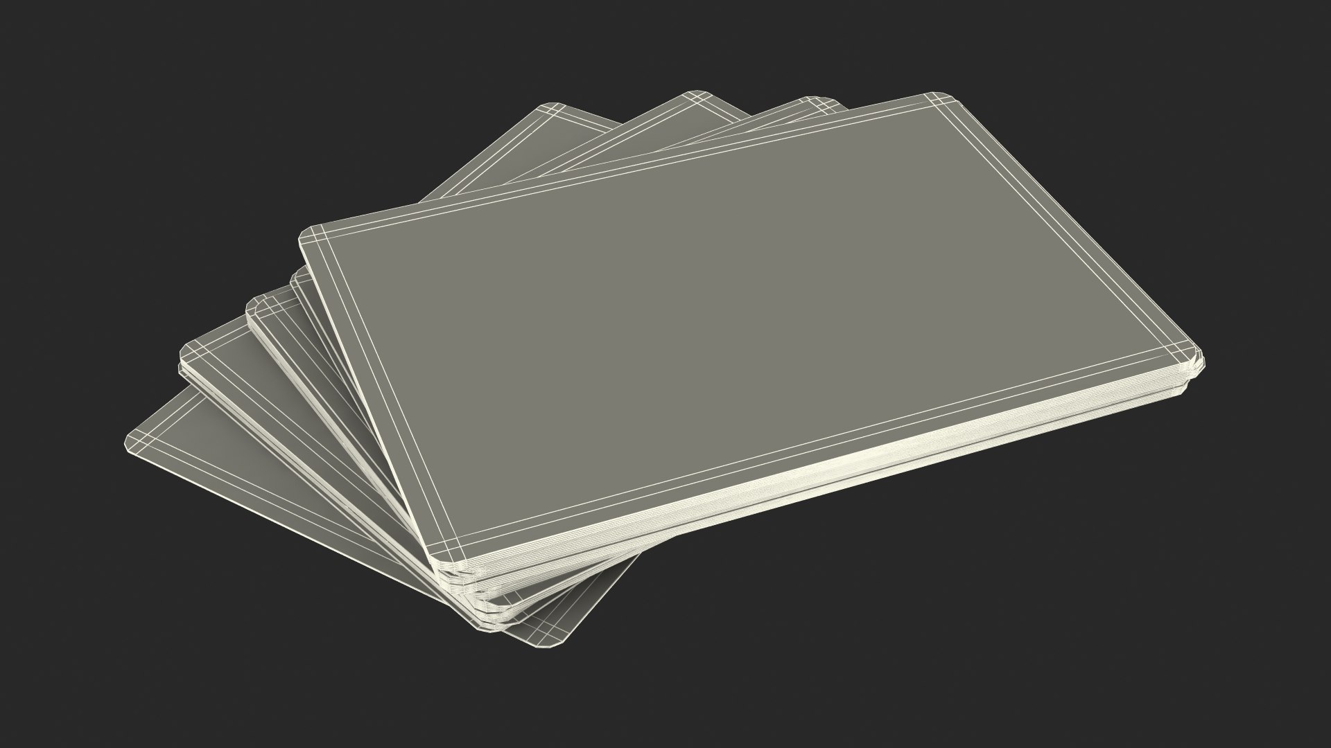 Stack Playing Cards Model - TurboSquid 1495748