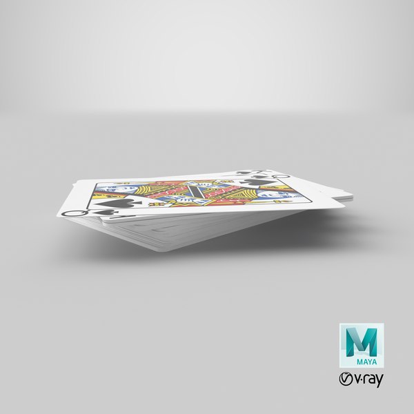 Stack playing cards model - TurboSquid 1495748