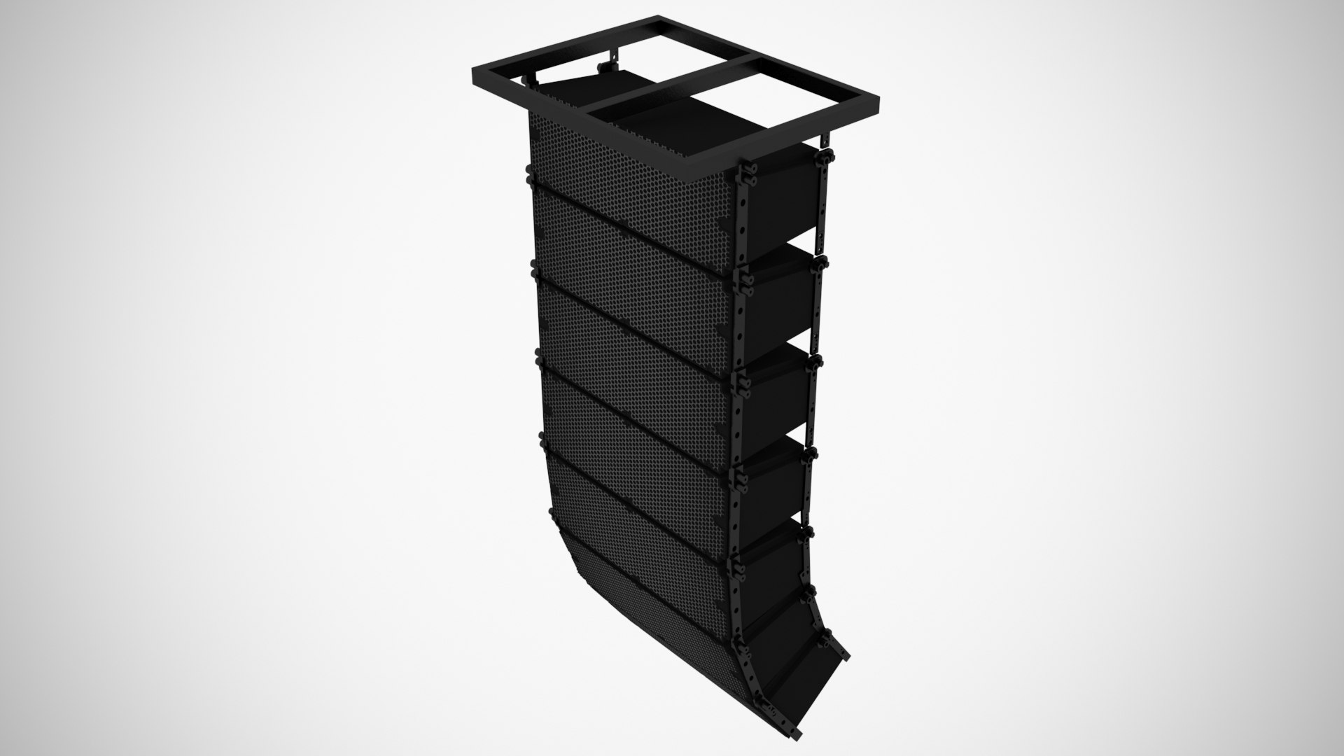 Line Array Concert Sound Speaker System Model - TurboSquid 2026429