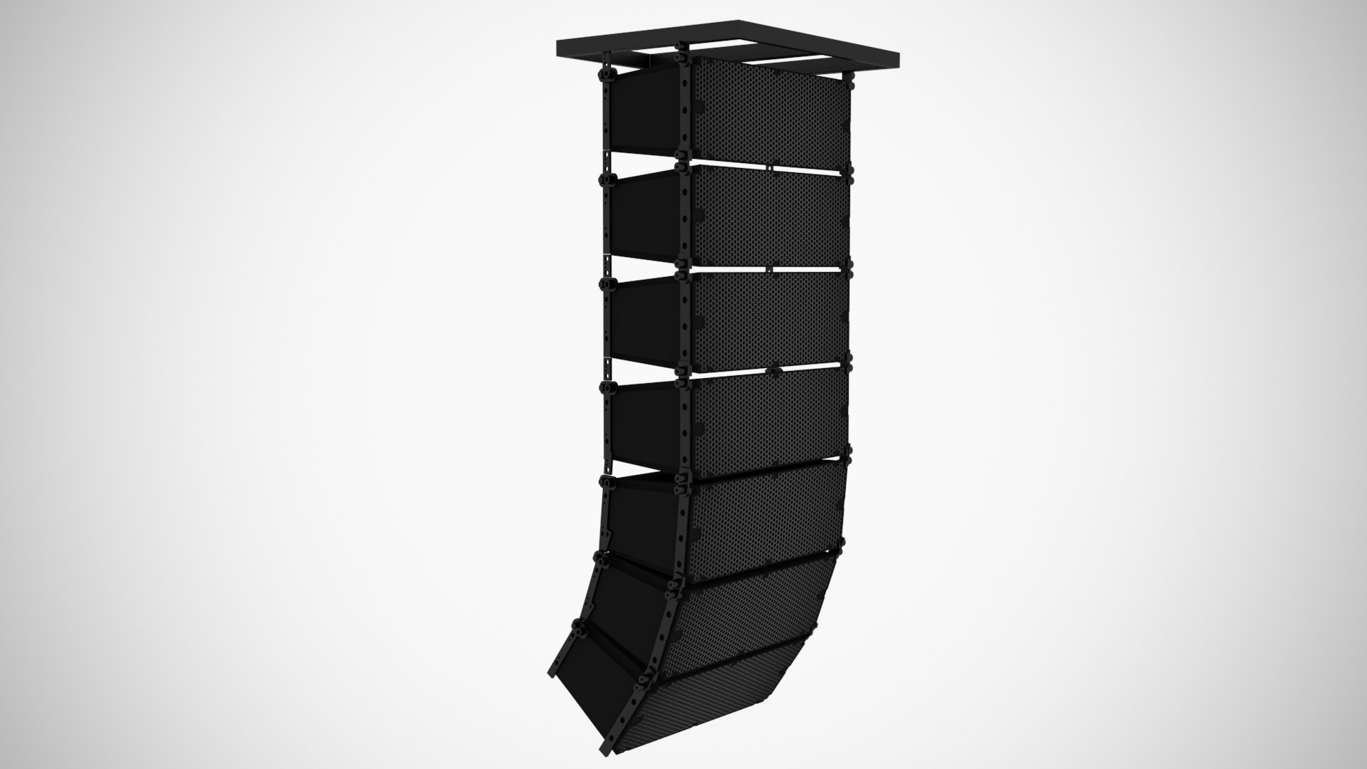 Line Array Concert Sound Speaker System Model - TurboSquid 2026429