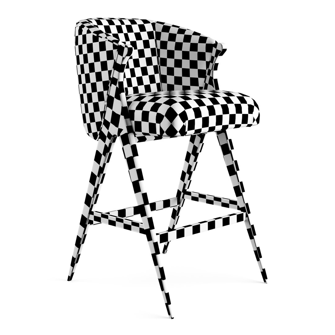 3D Brillon Stool model - TurboSquid 2060667