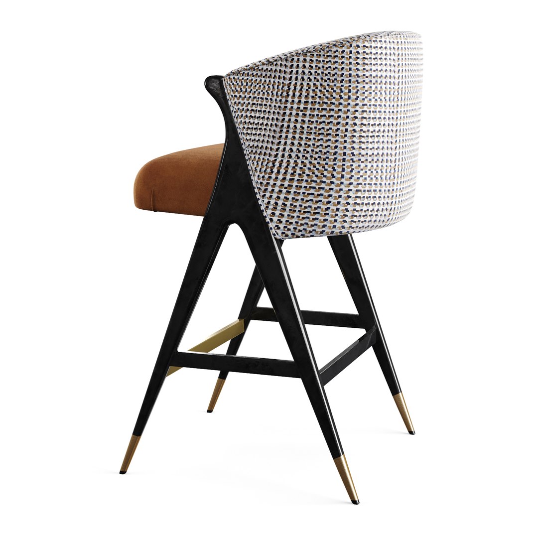 3D Brillon Stool model - TurboSquid 2060667