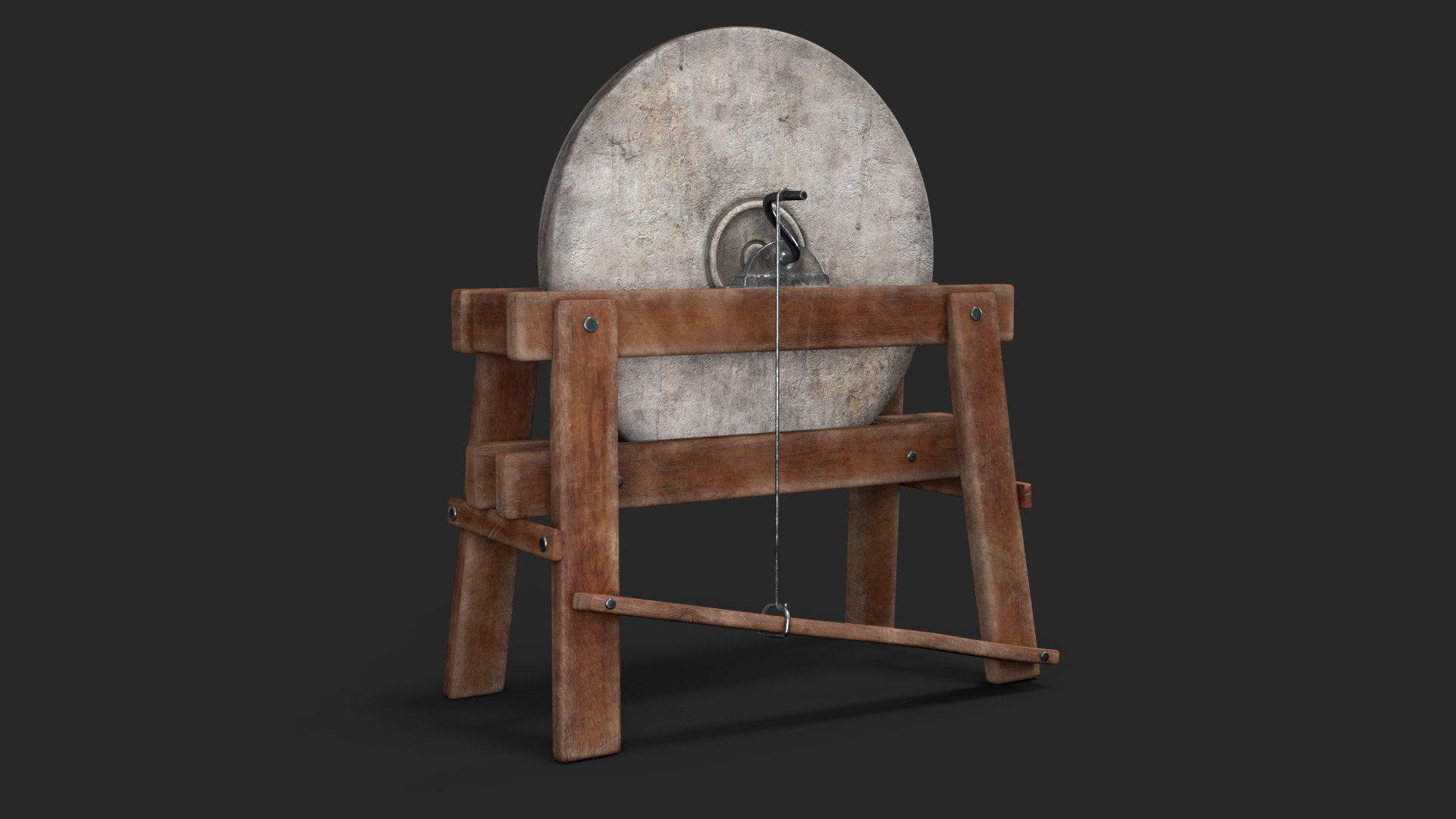 3D Medieval Grinding Stone 8K PBR Textures - TurboSquid 1977355