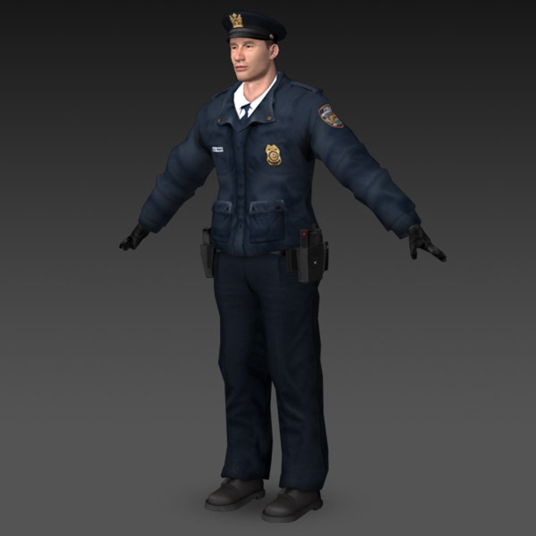 3d Police Officer