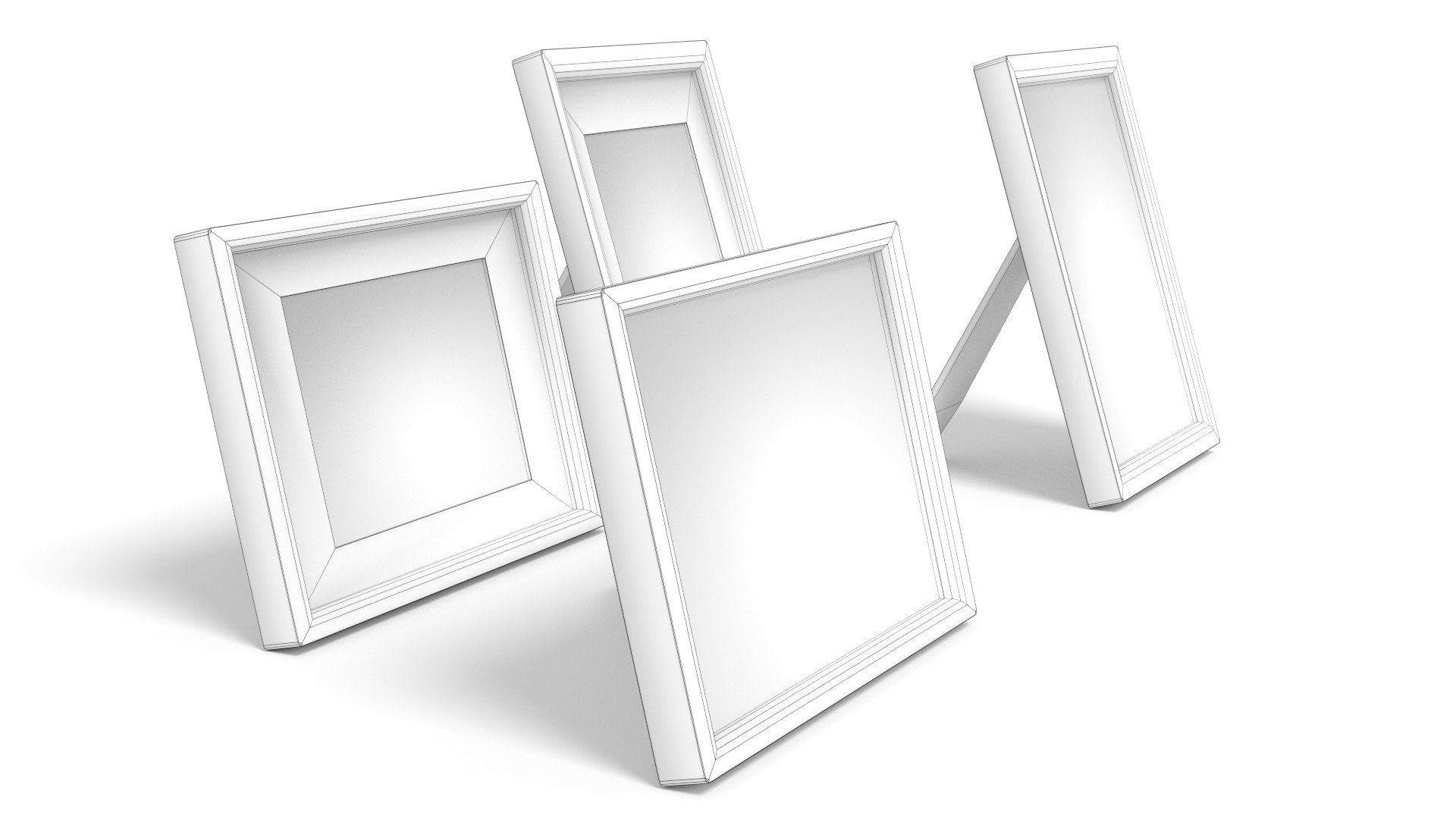 3d Model Of Generic Frames Photo