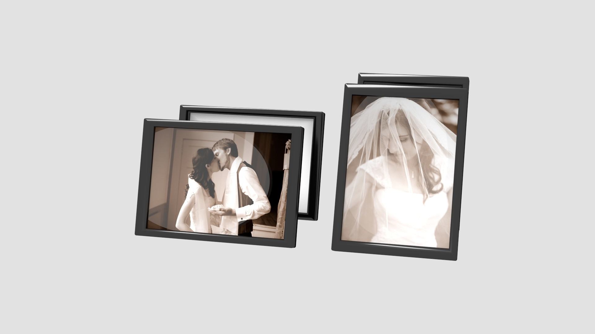 3d Model Of Generic Frames Photo