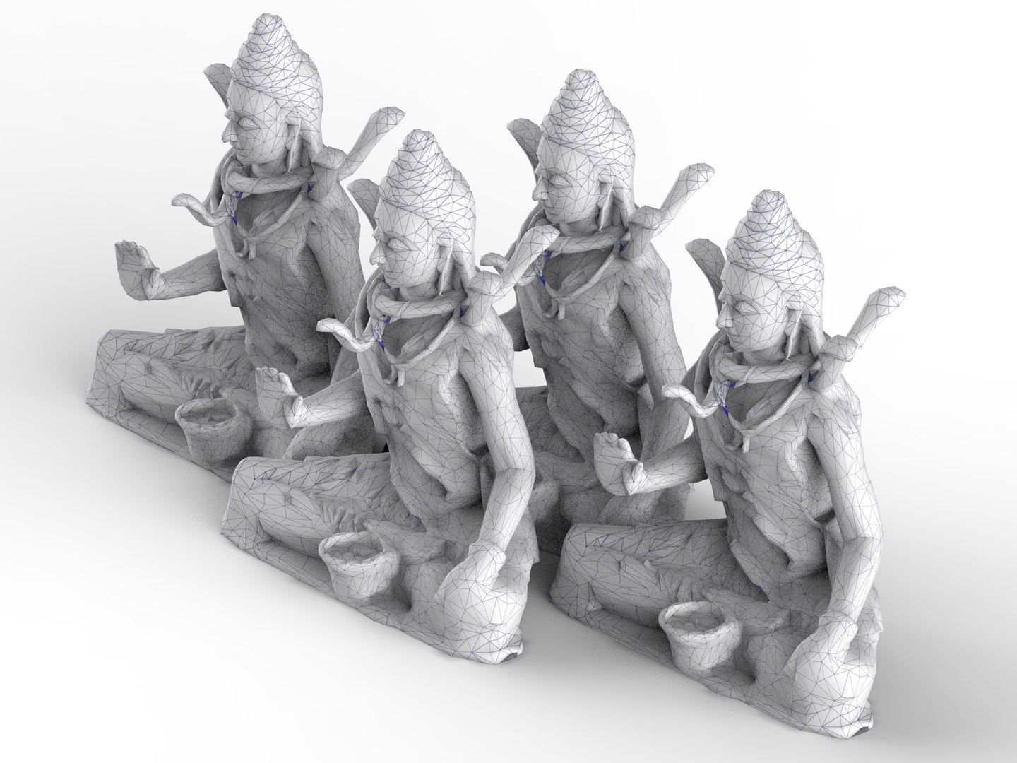 3D Model SIVA PARVATHI Statue Low-poly 3D Model - TurboSquid 2025070