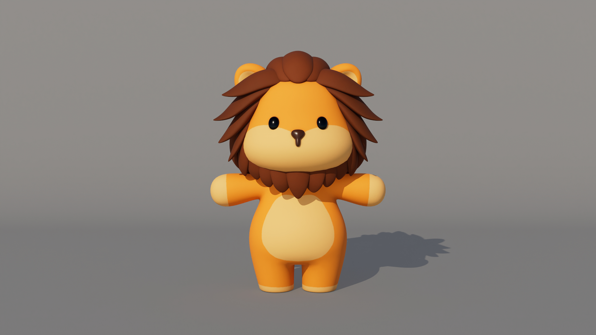 Rigged Cartoon Lion 3D - TurboSquid 2214778
