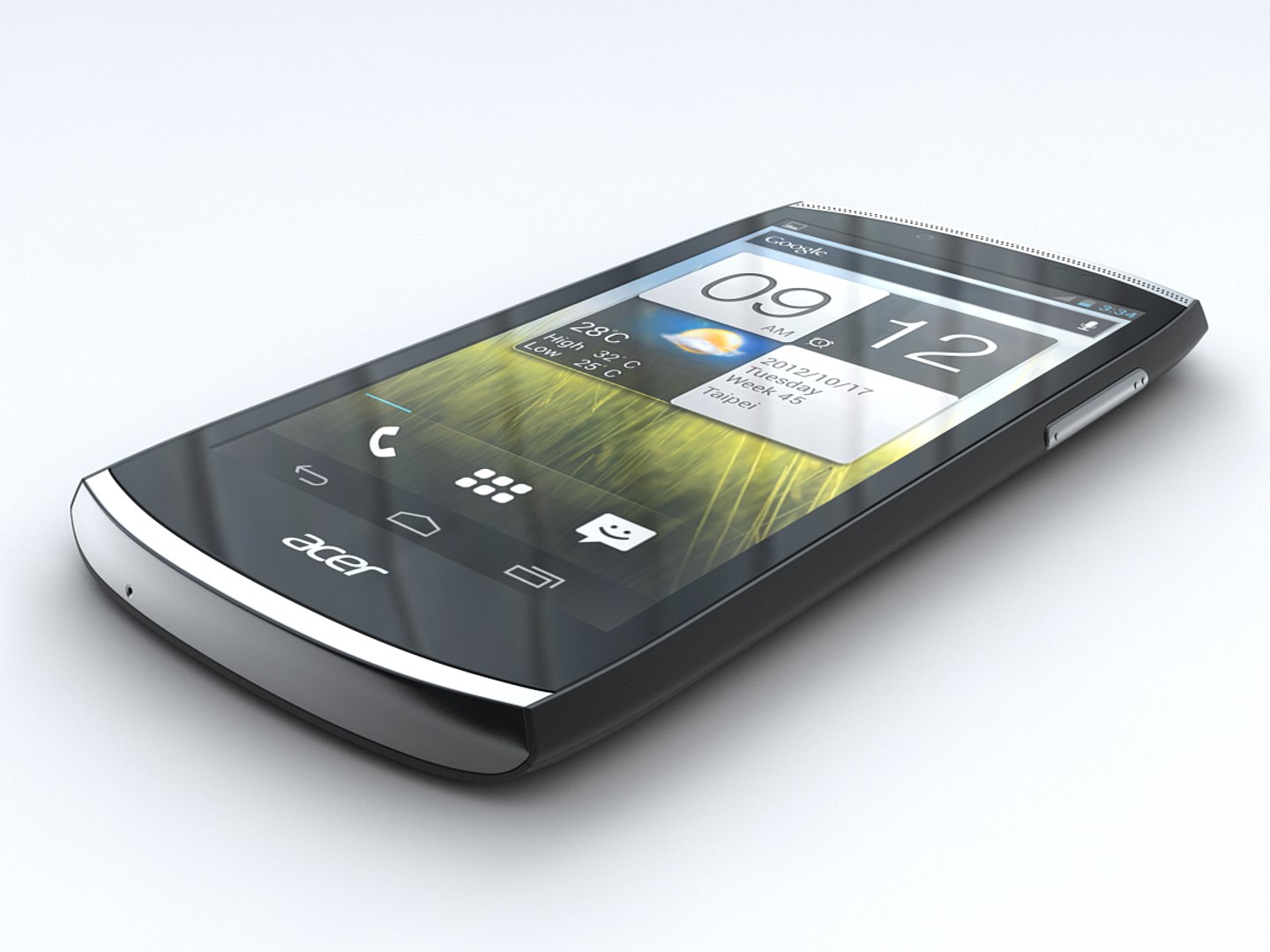 acer cloudmobile s500 mobile phone 3d model