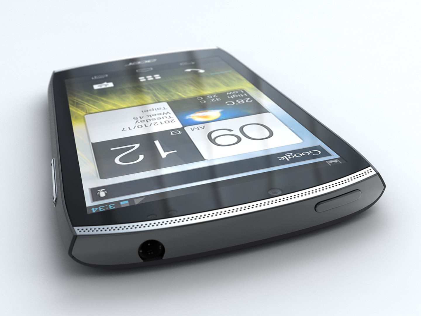 acer cloudmobile s500 mobile phone 3d model