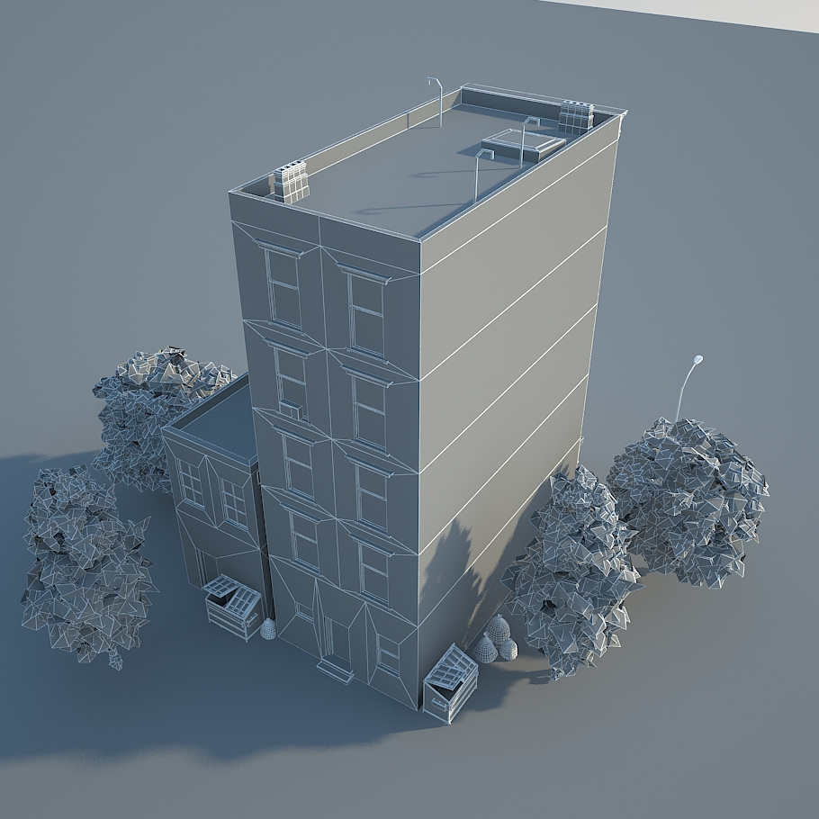 3d model new york manhattan style