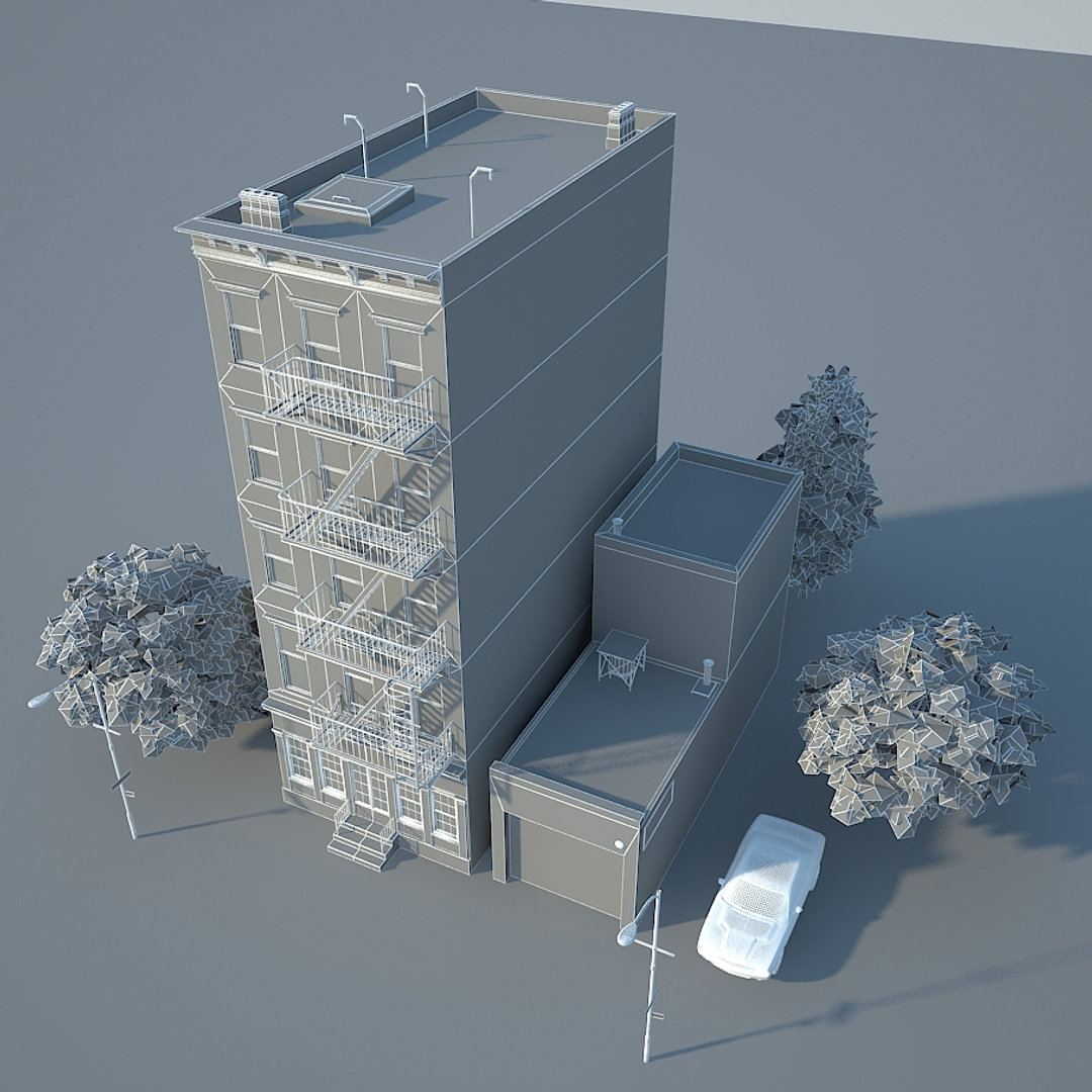 3d model new york manhattan style