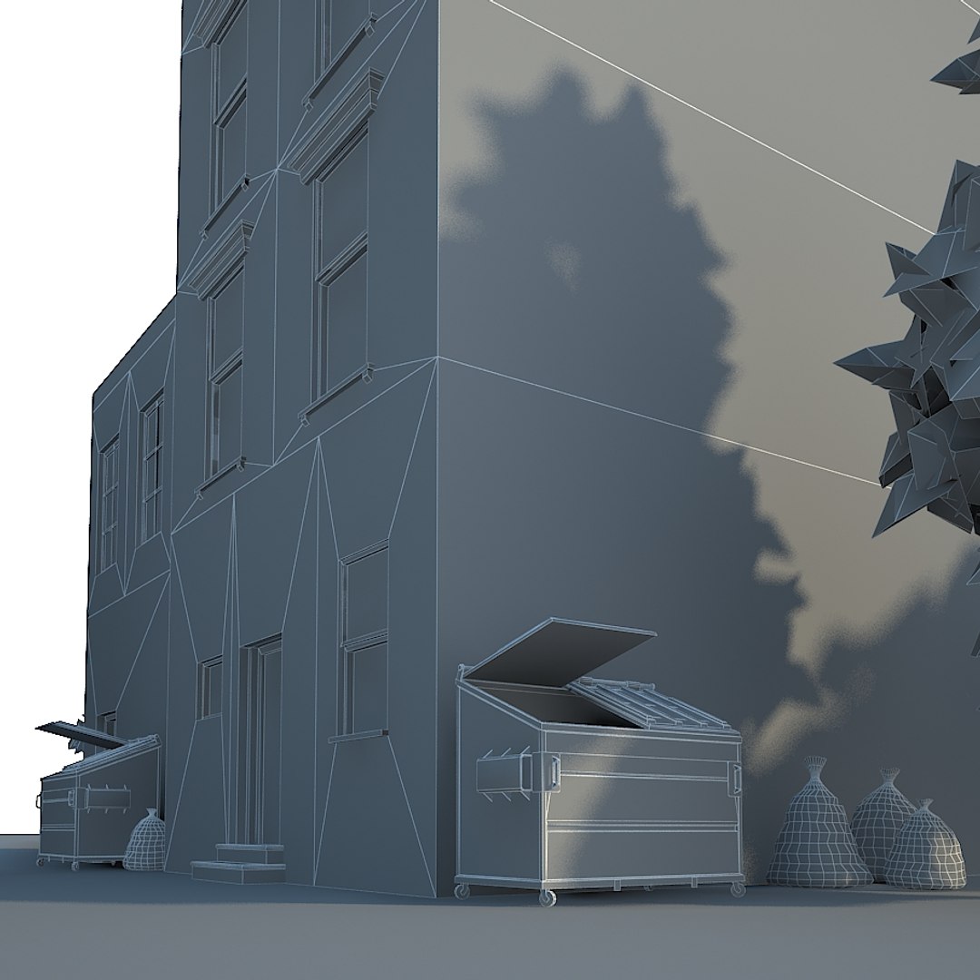 3d Model New York Manhattan Style