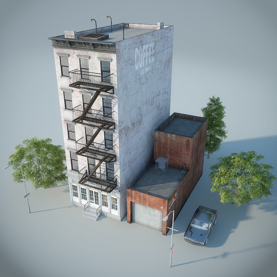 3d model new york manhattan style