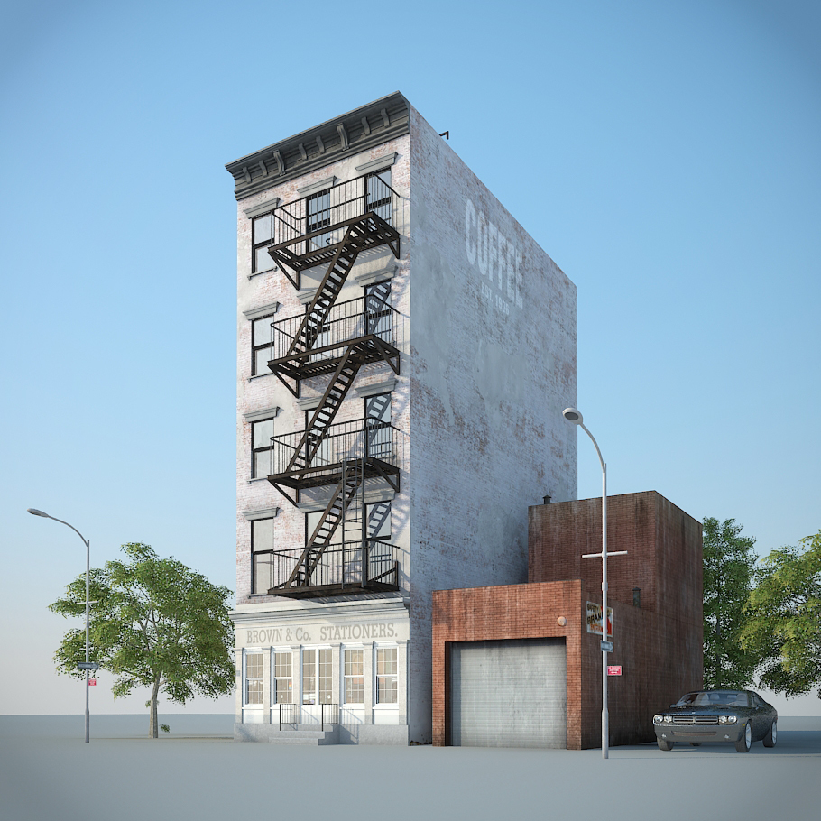 3d model new york manhattan style