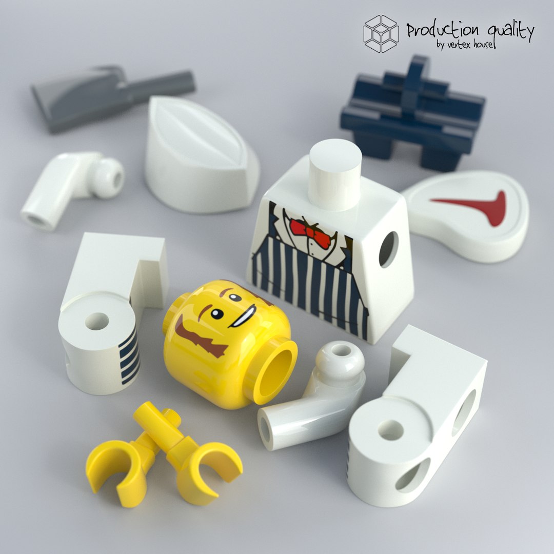 3D Lego Butcher Figure - TurboSquid 1161417