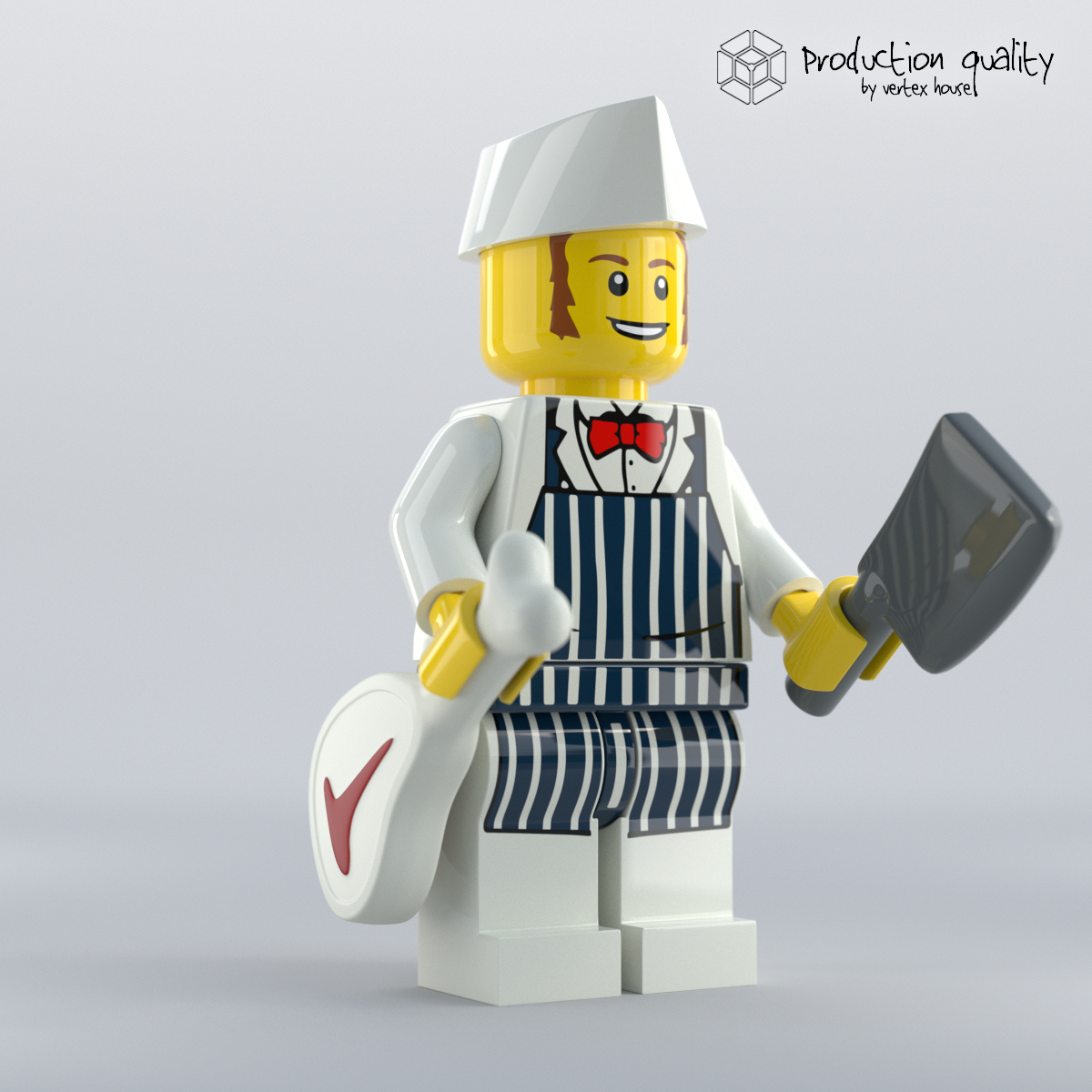 3D lego butcher figure - TurboSquid 1161417