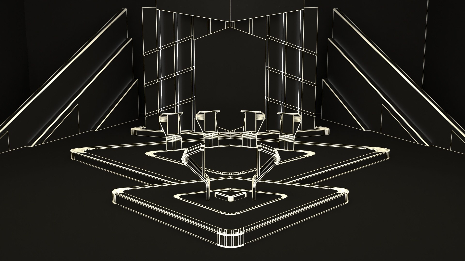 3D Tv Studio Design Model - TurboSquid 1889161