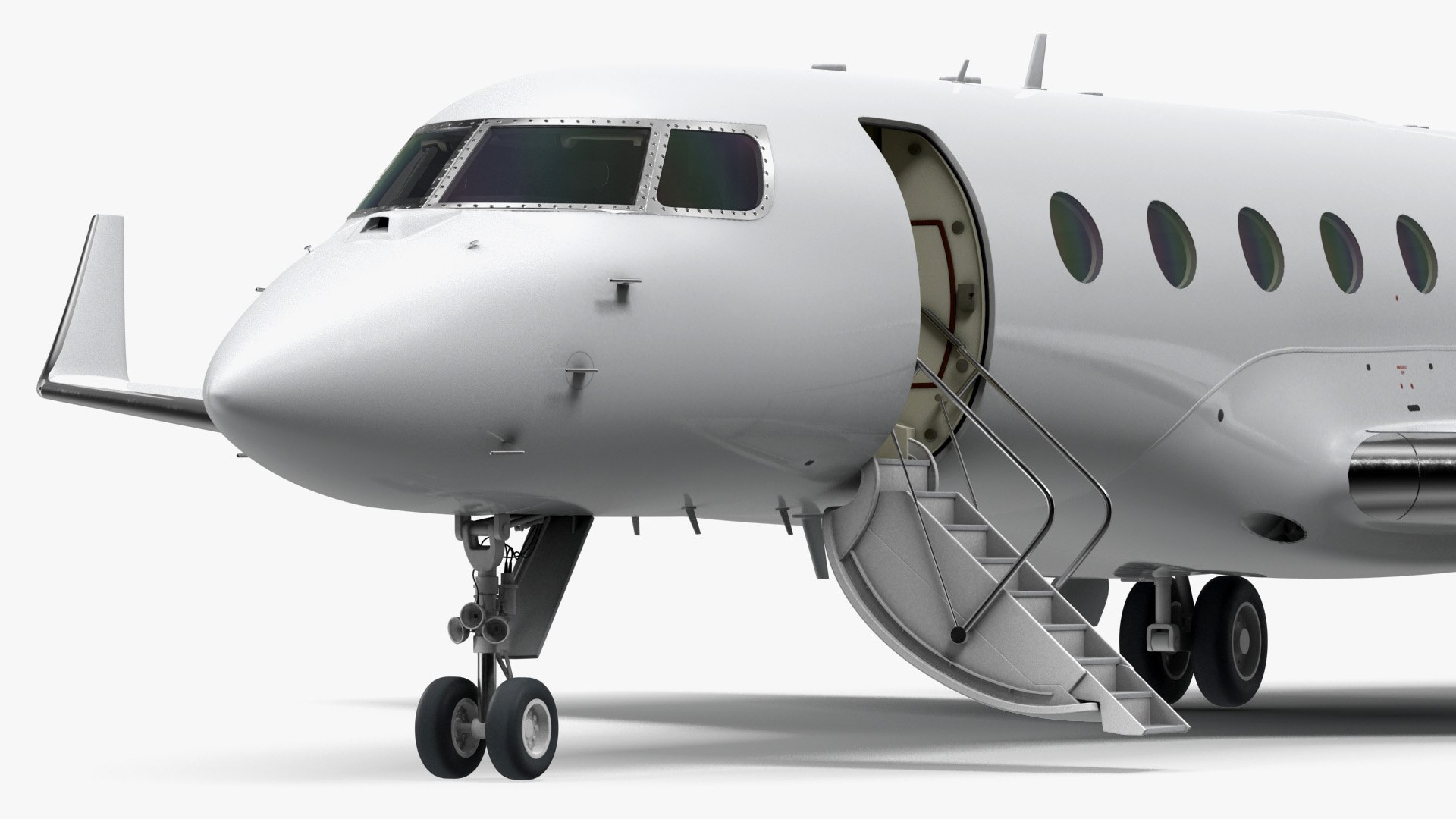 Large Private Jet Rigged for Maya model - TurboSquid 2018549