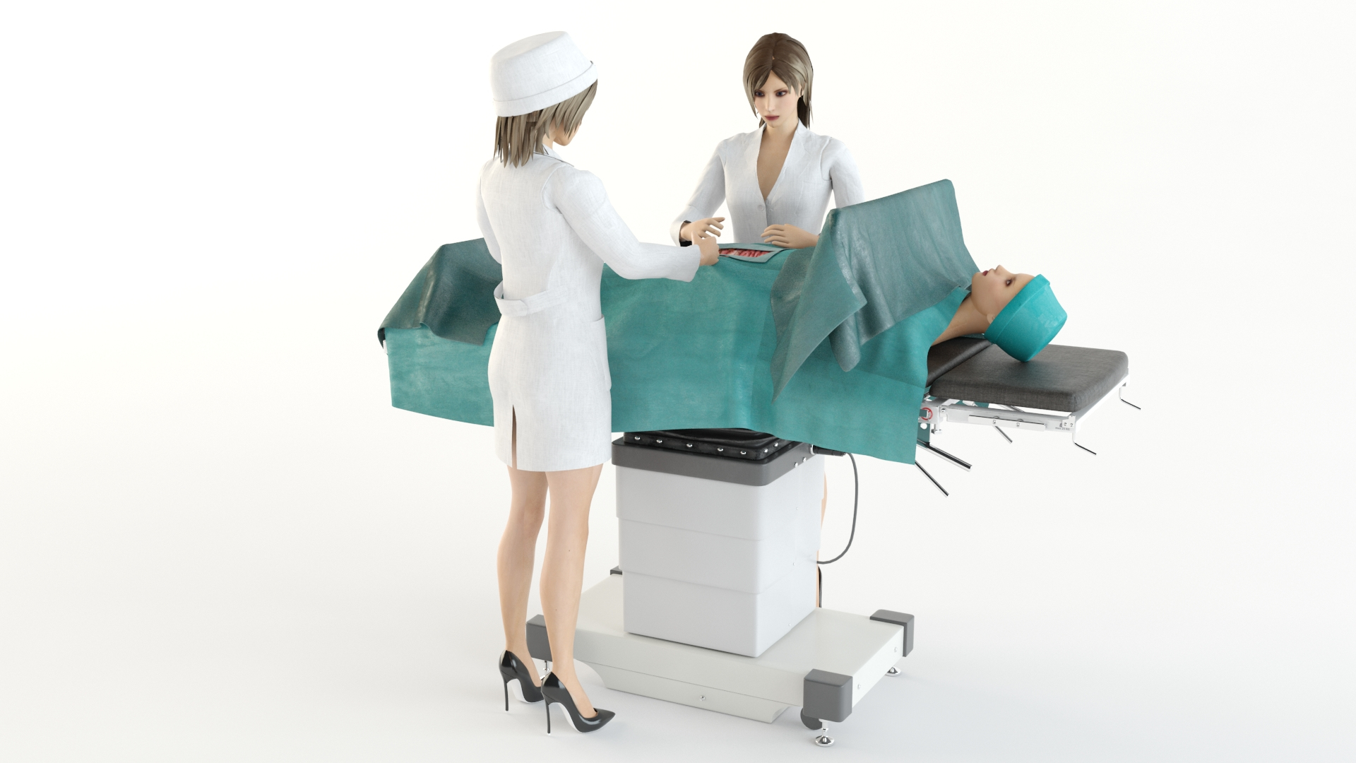 3D Operating Light - TurboSquid 1455384