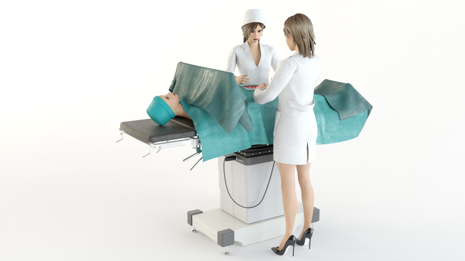 3D Operating Light - TurboSquid 1455384