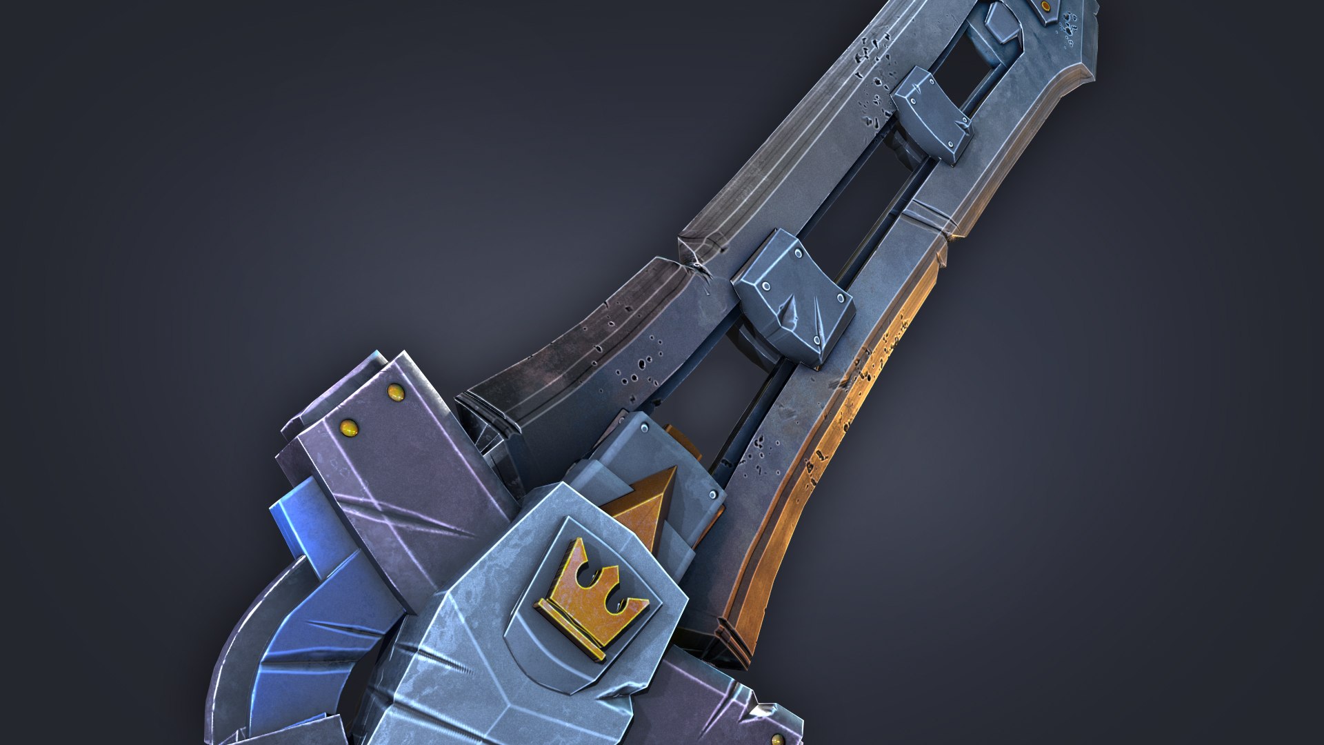 Fantasy Stylized Big Sword 3D - TurboSquid 1794772