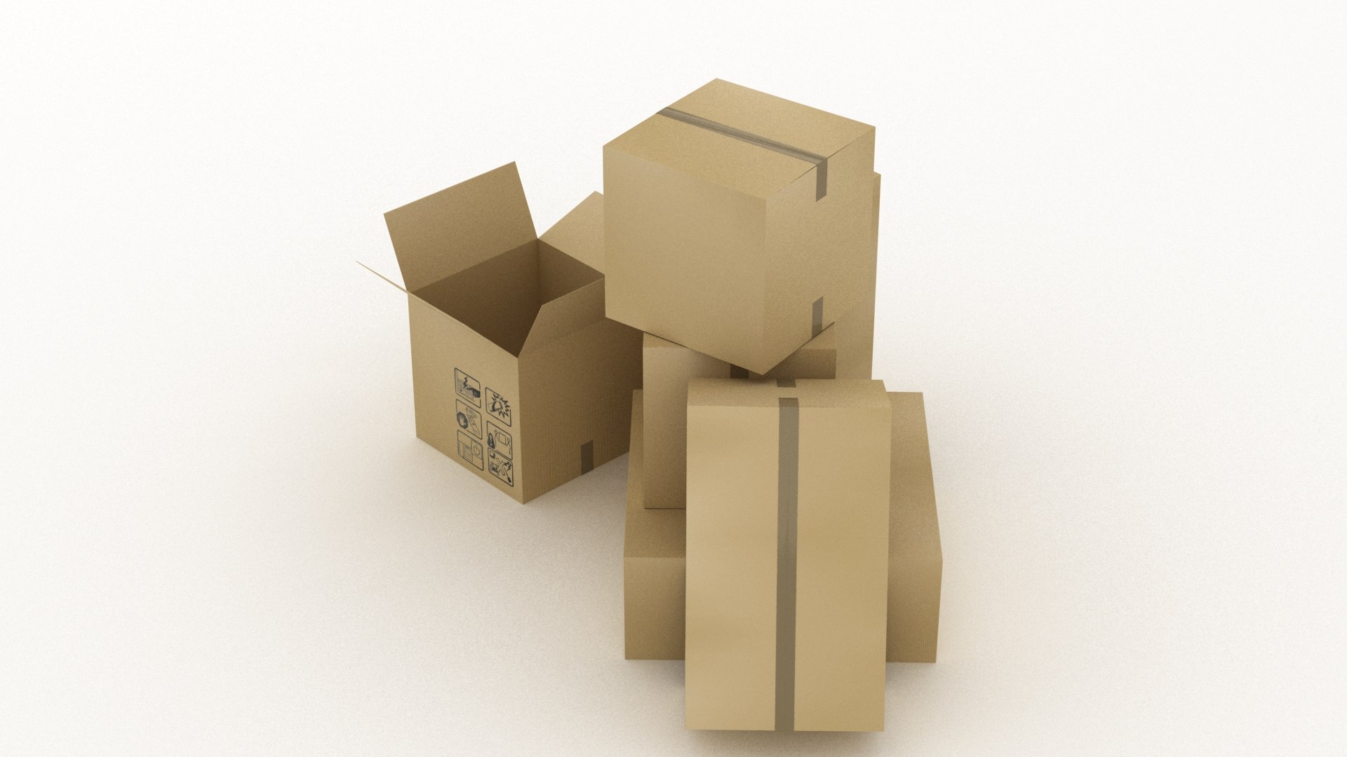 Boxes Moving 3D Model - TurboSquid 1430198