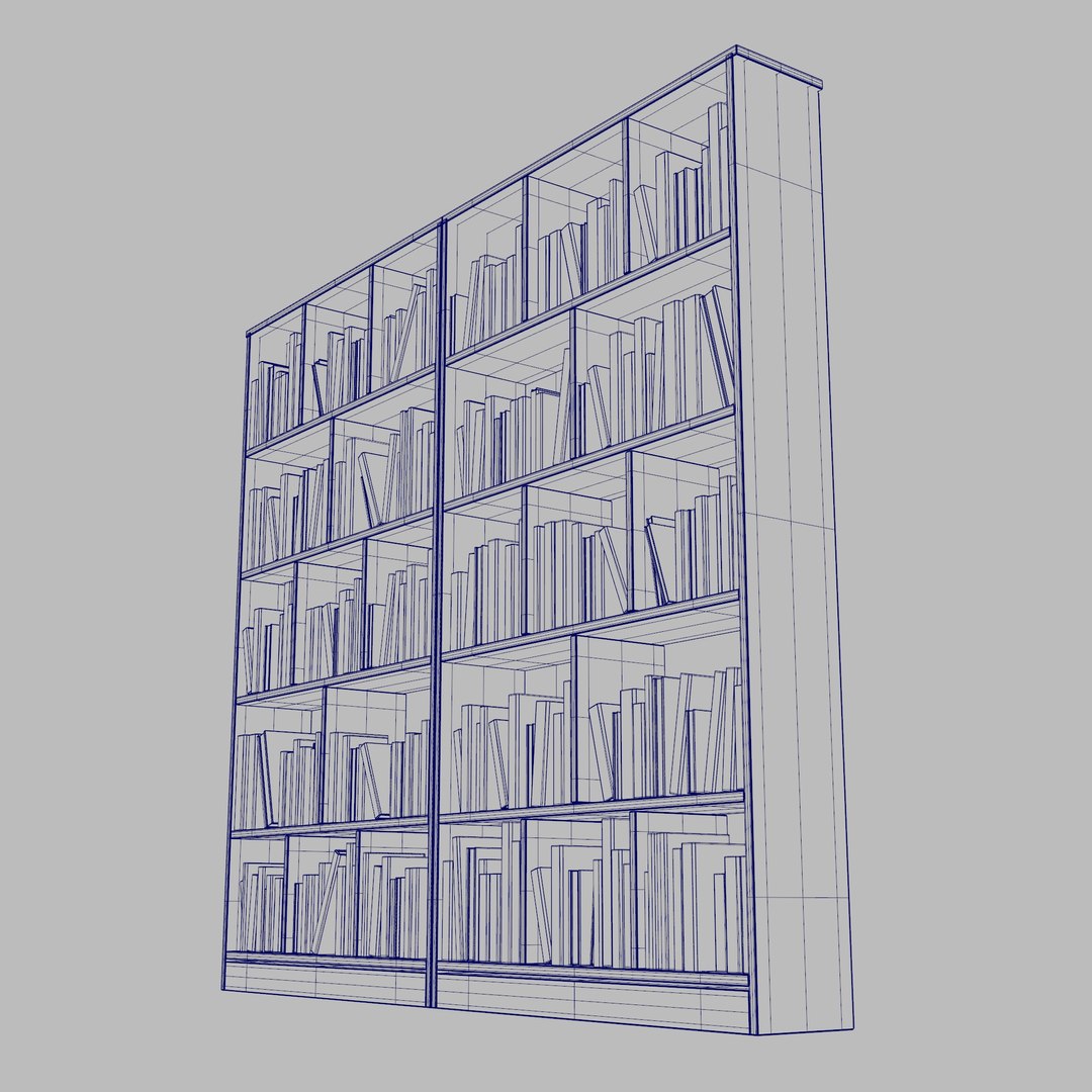 Book Shelf Model - TurboSquid 2245544