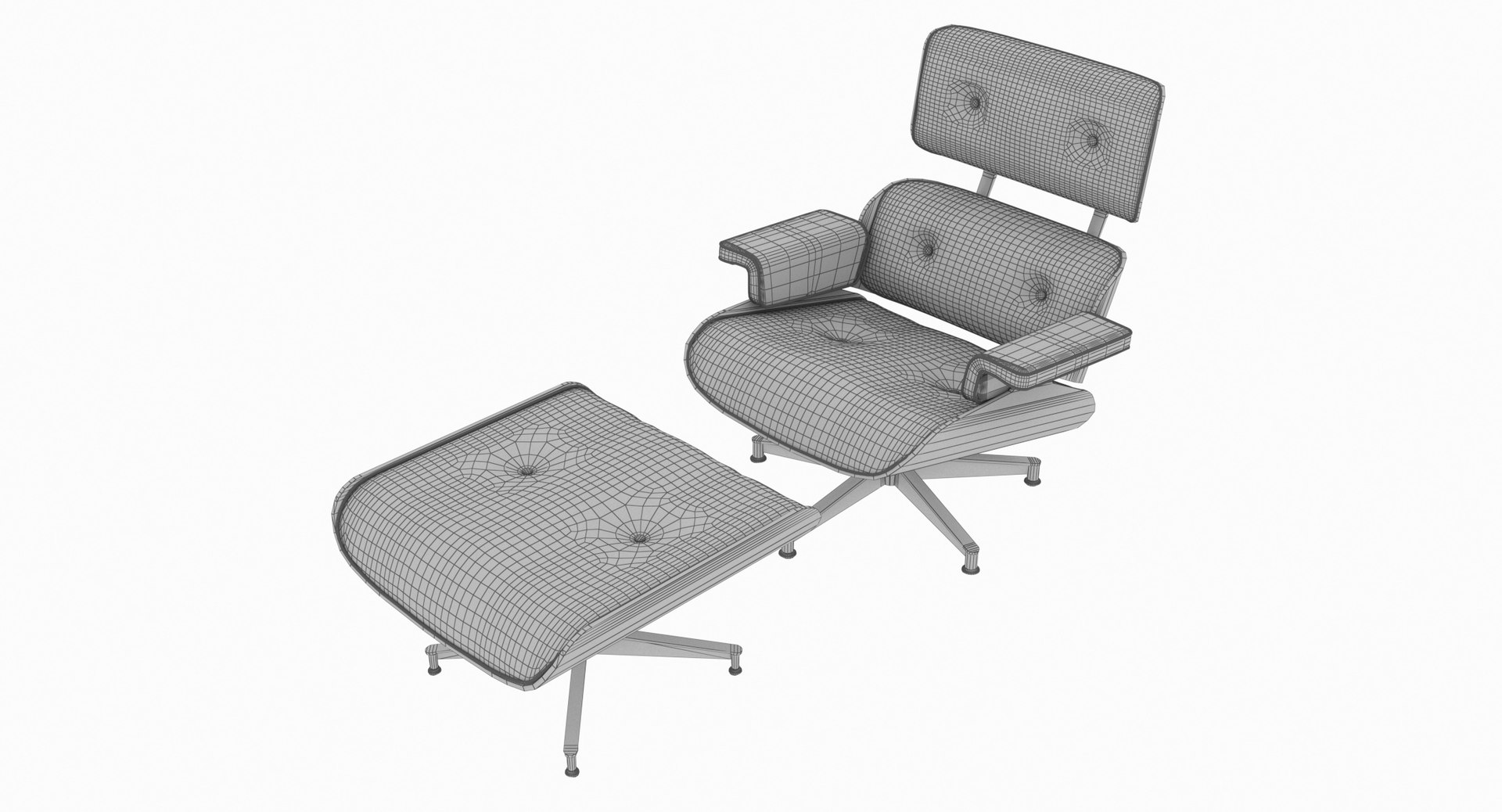 Eames Lounge Classic Chair And Ottoman Set Orange Leather Cherry ...